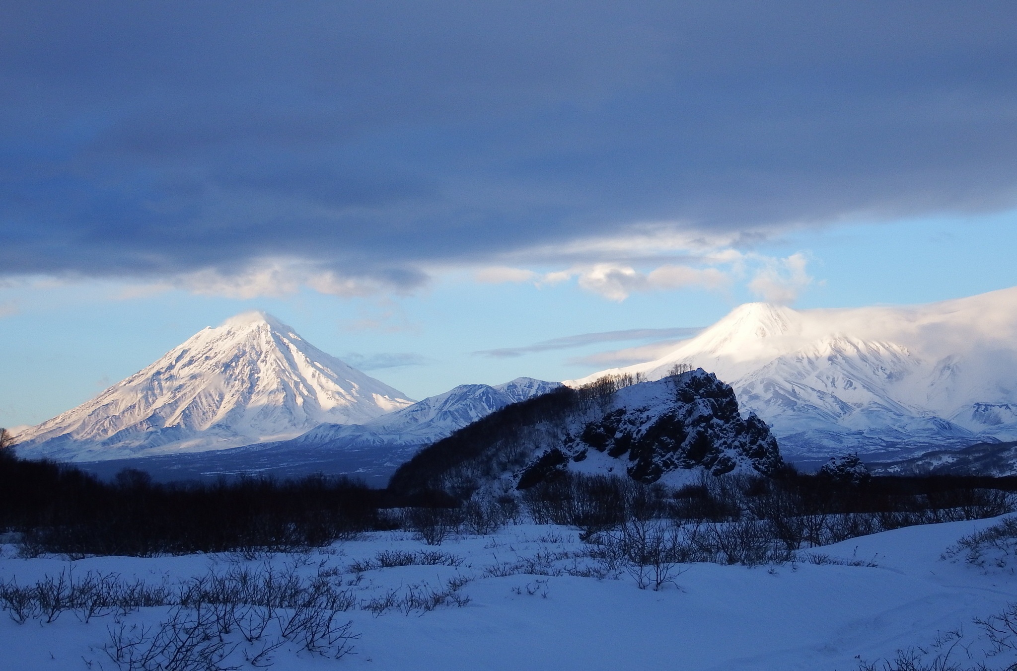 Volcanoes Mountains Winter free image download
