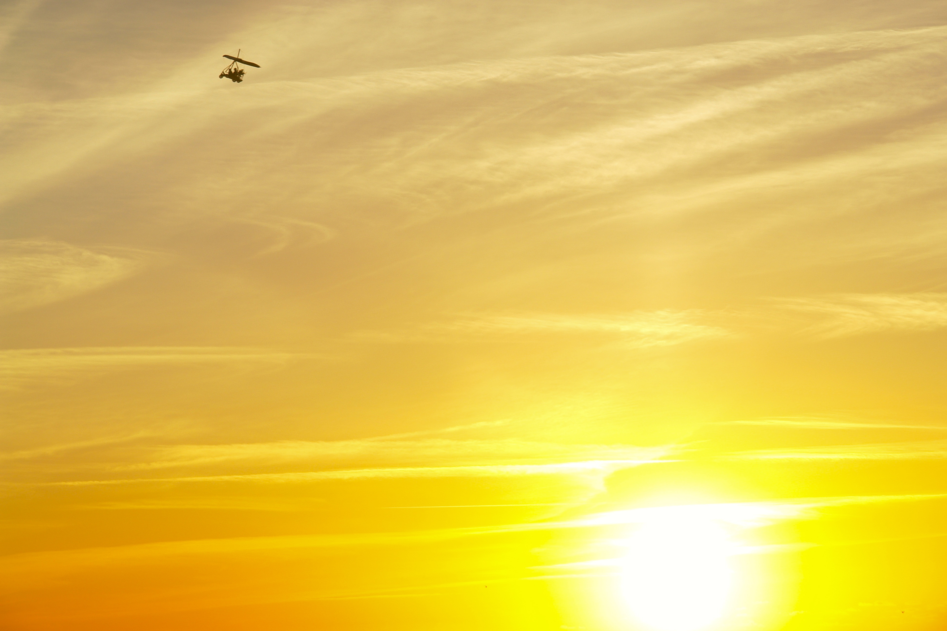 Sky Sun Flight free image download