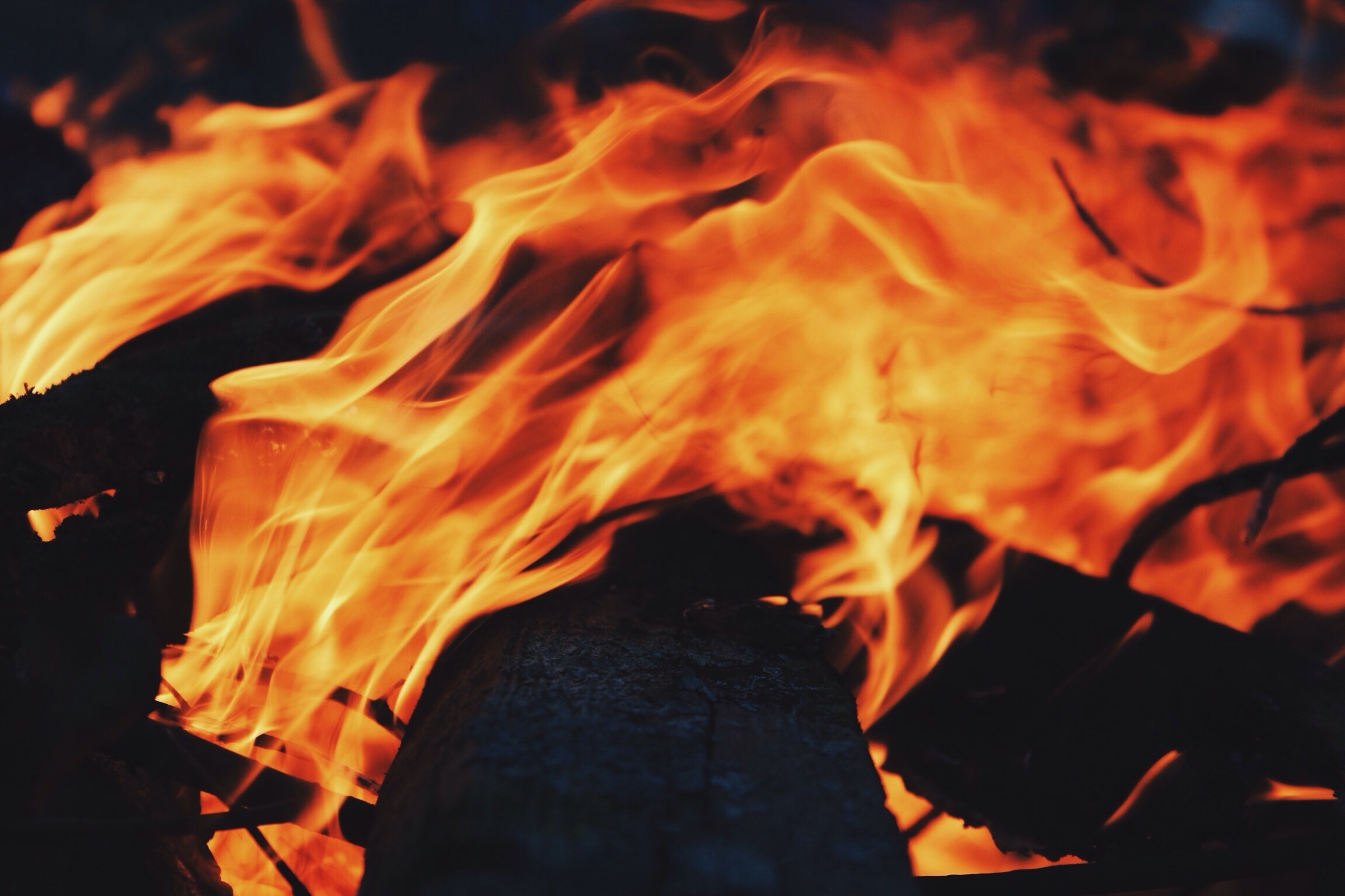 Fire Dark Night free image download