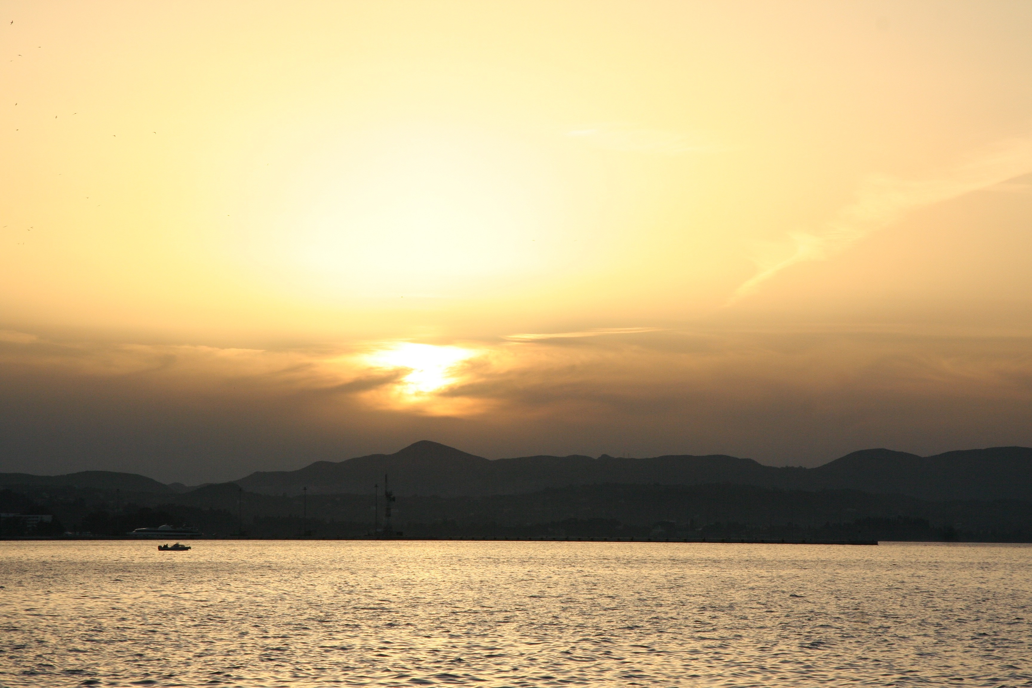 Corfu Greece Sunset free image download