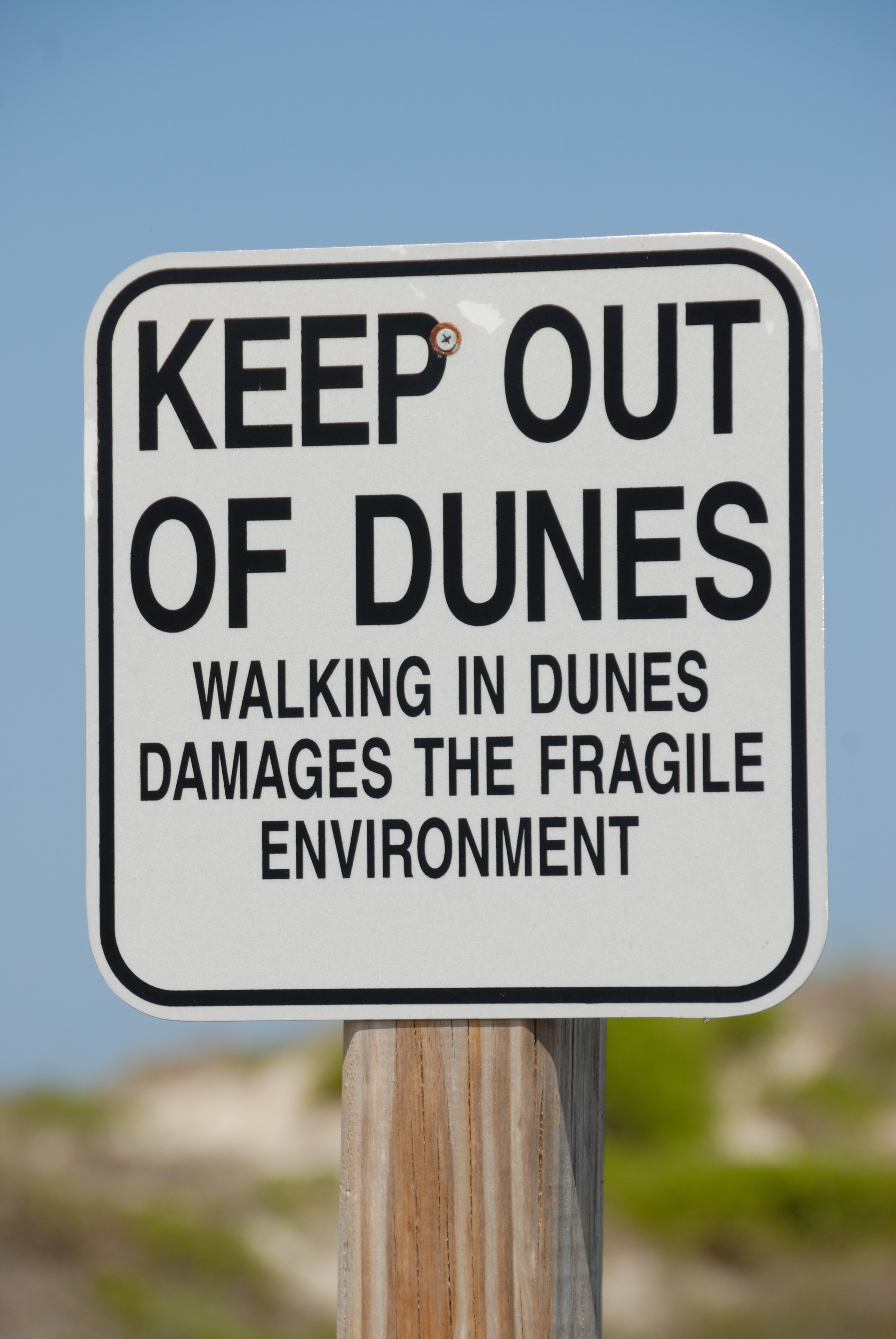 Sand Dune Sign Warning free image download