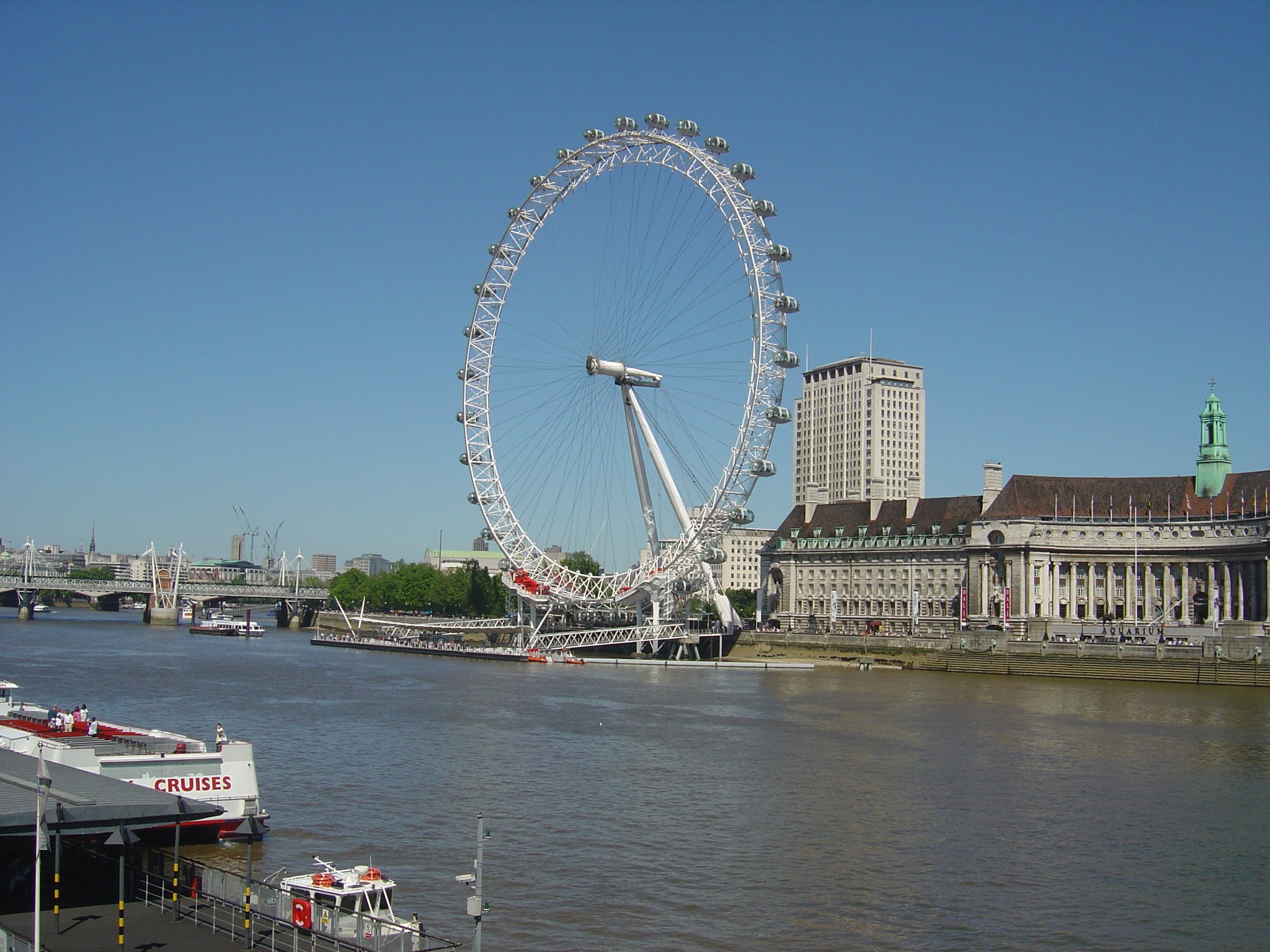 London Eye Wheel free image download