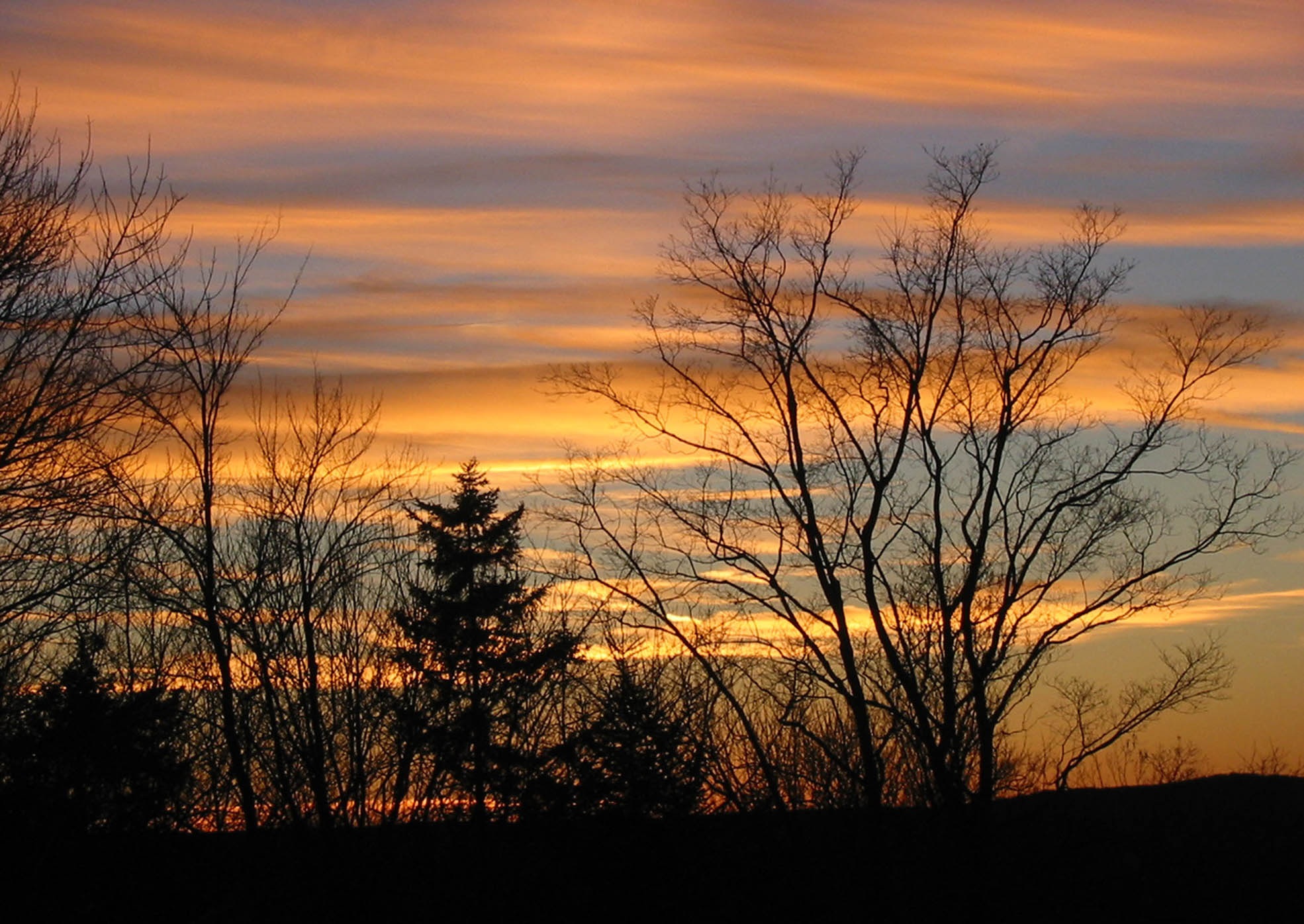 Sunset Winter Outdoor free image download