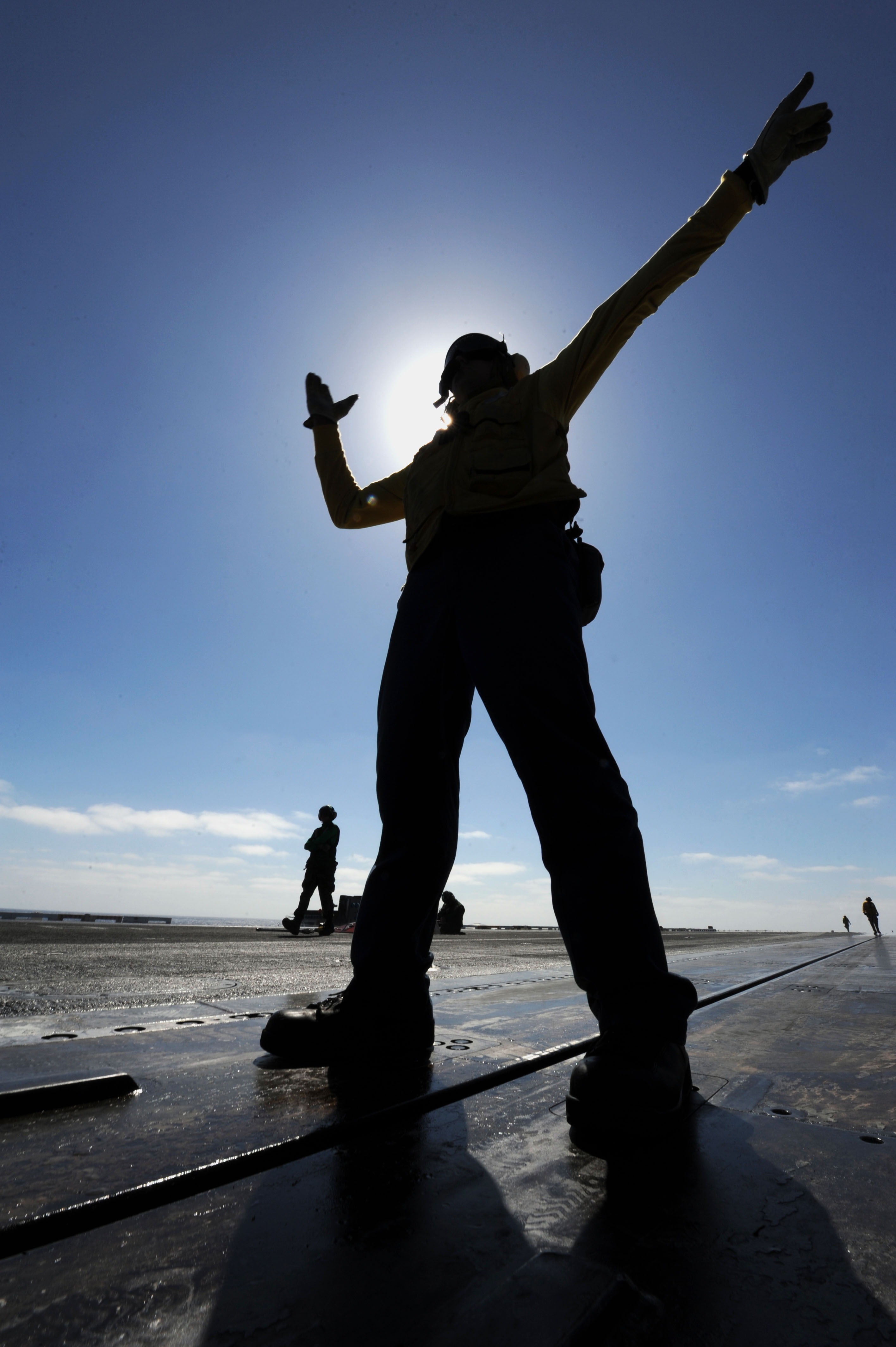 Man Flight Deck Sailor free image download