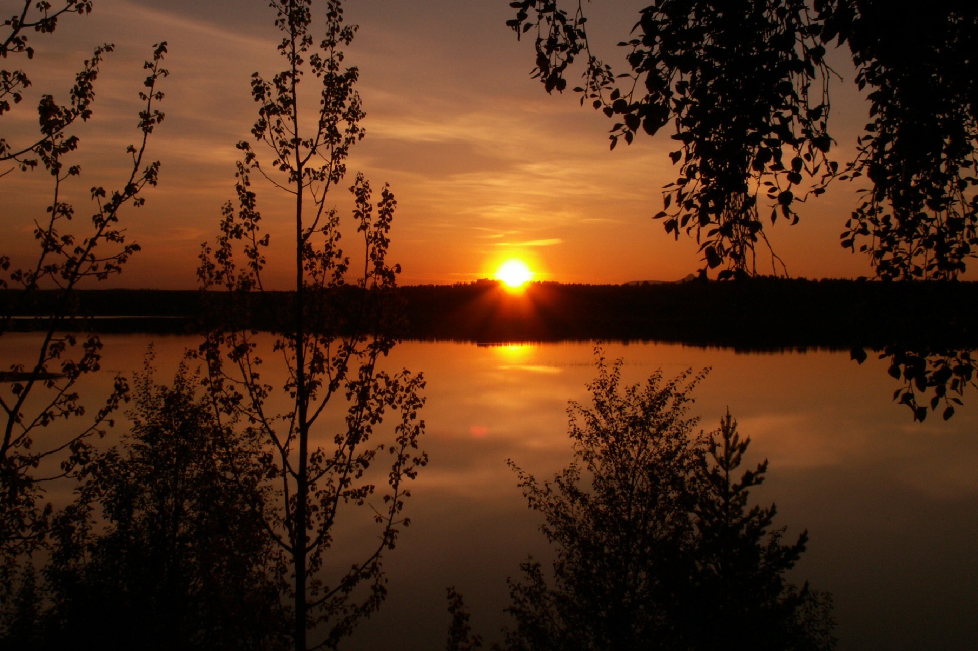 Natural Sunset free image download