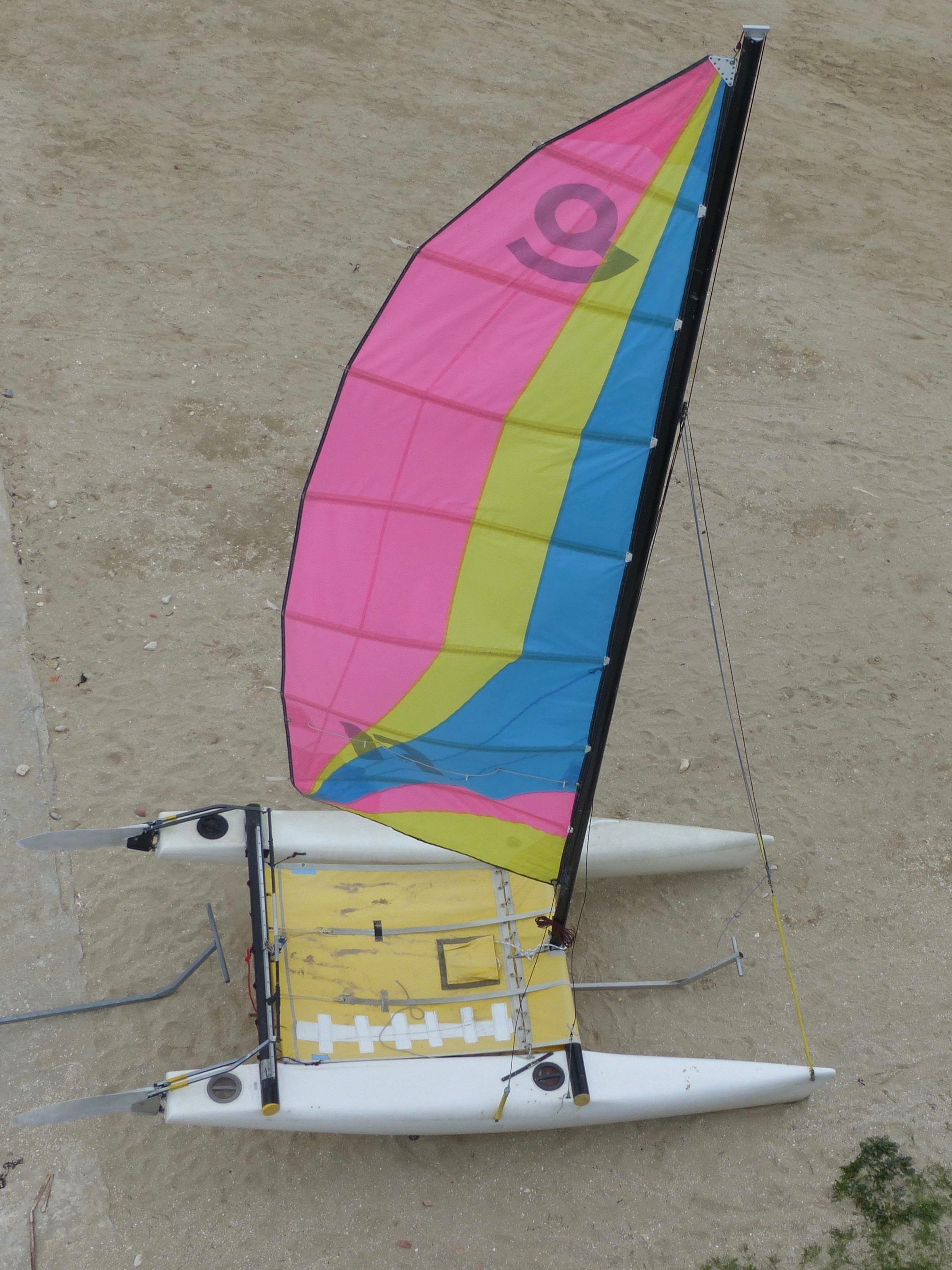 Catamaran Sailing Boat free image download