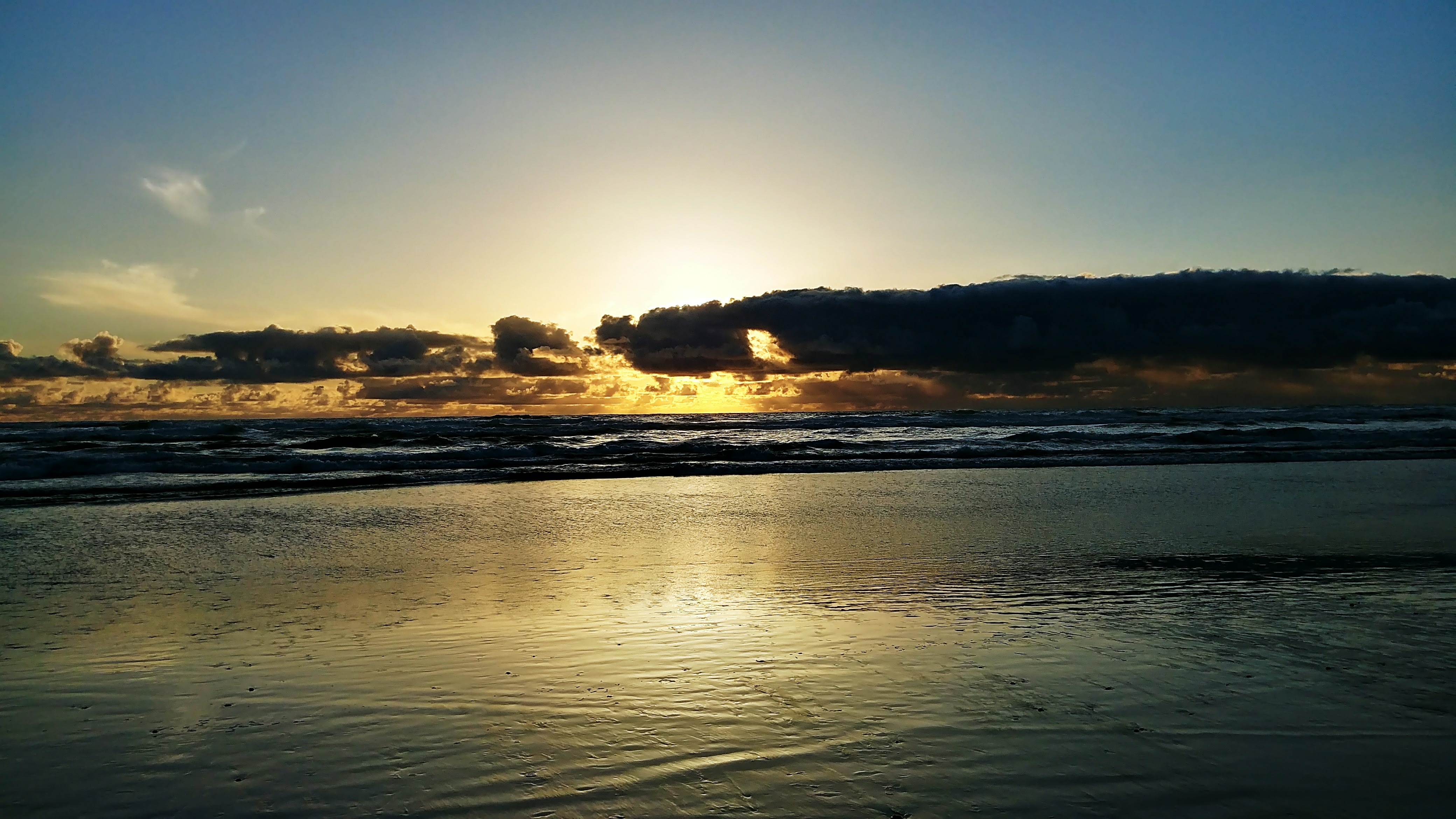 Sunset Oregon Beach free image download