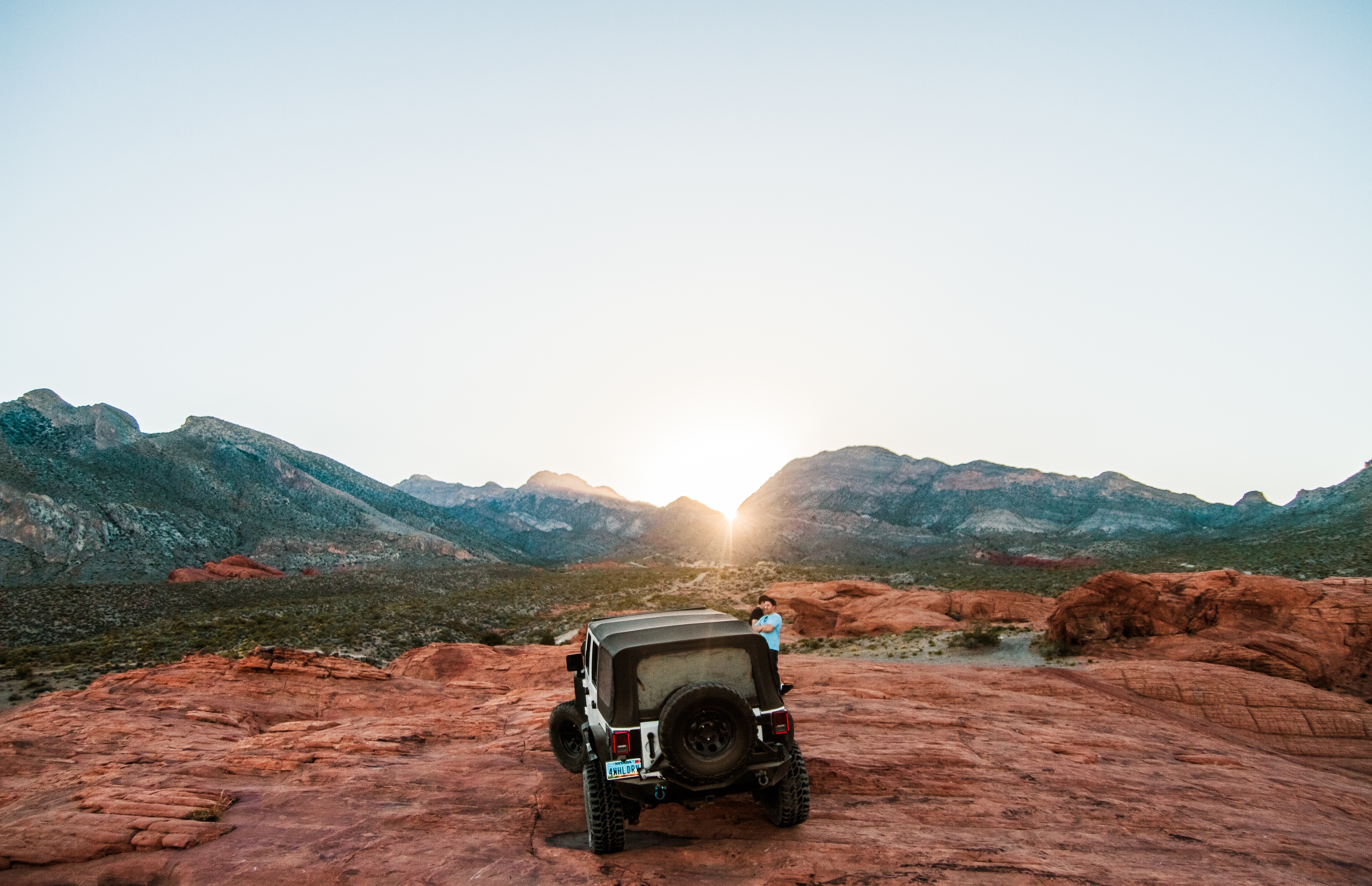 Mountain Highland at sunset free image download
