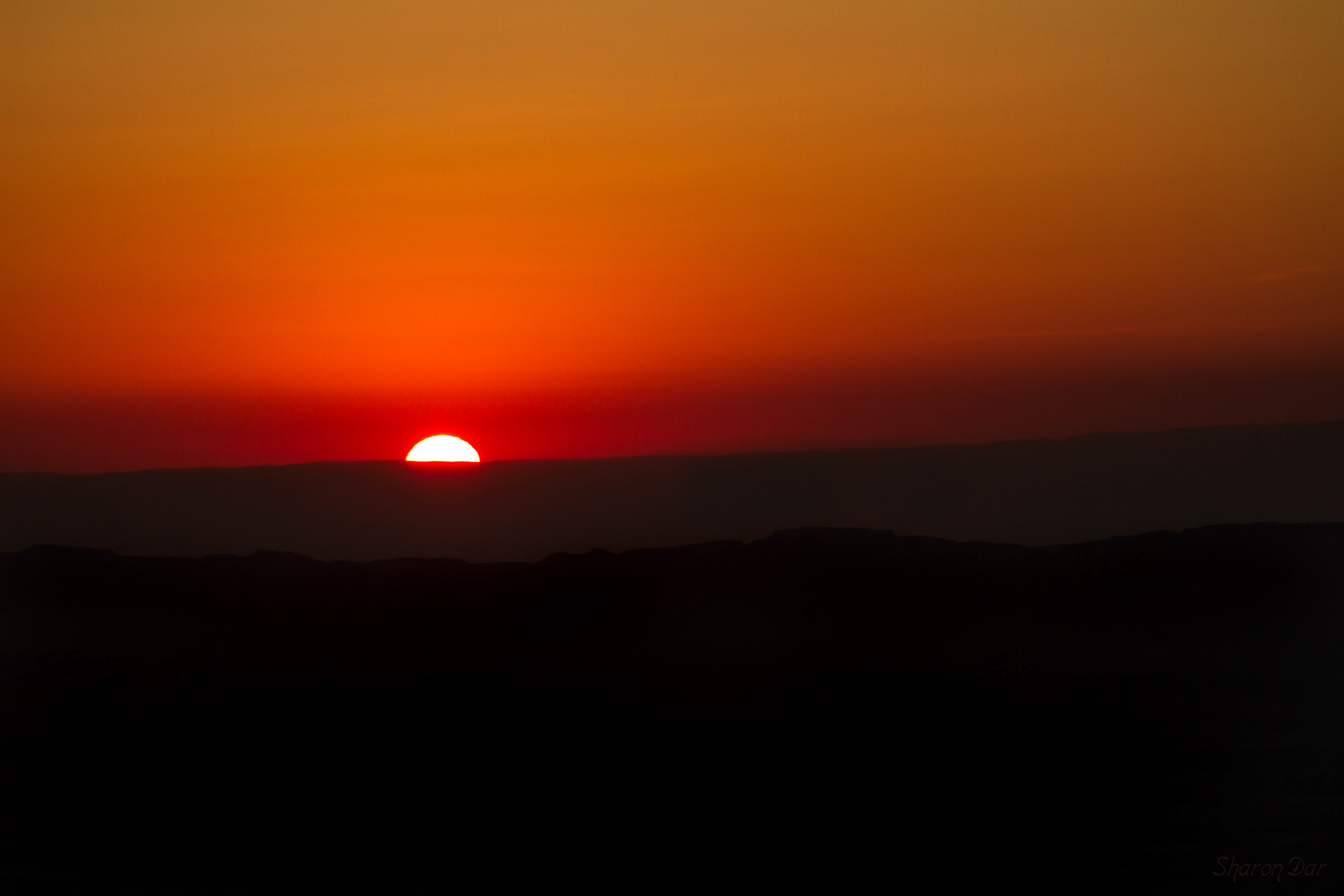 Sunset Orange Sun free image download