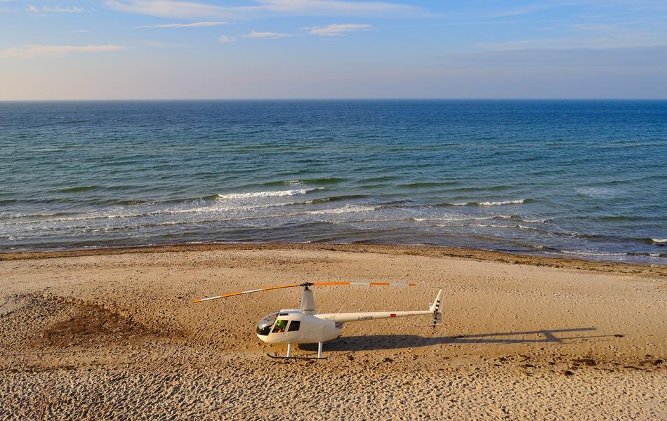 Baltic Sea Helicopter Beach free image download