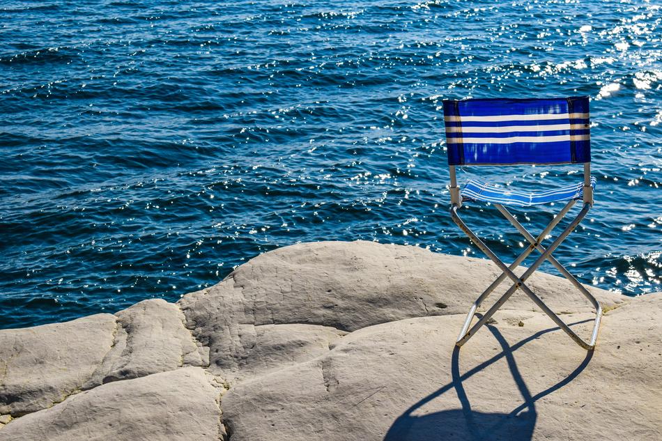 Chair Blue Sea free image download