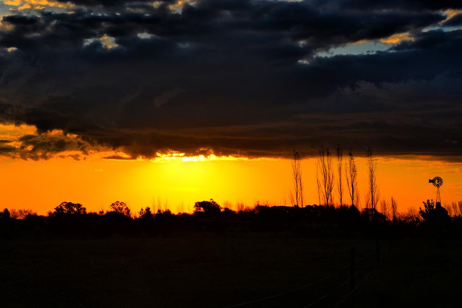 Sunset Landscape Sky Evening free image download