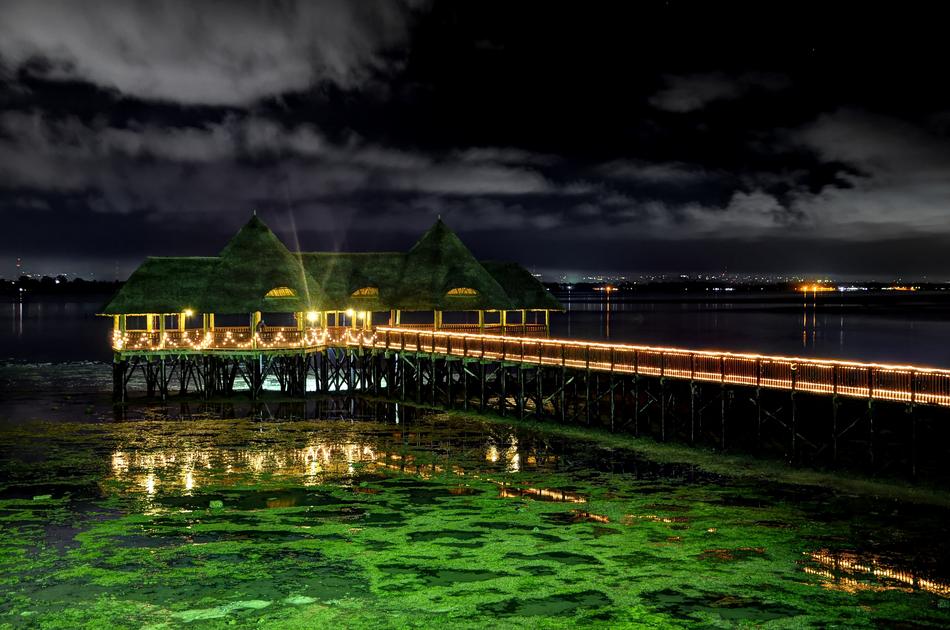 Night Reflection Water free image download