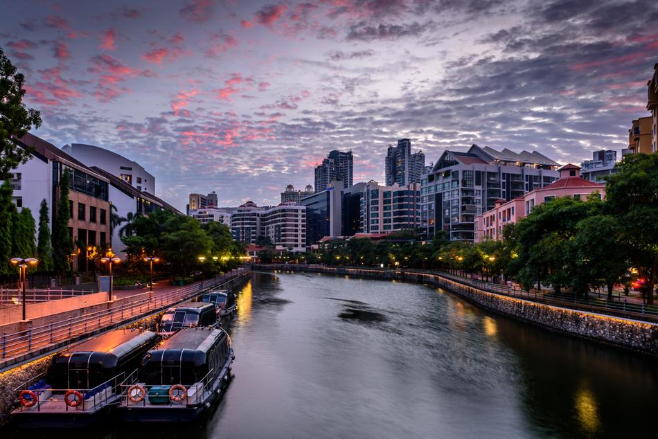 Clouds Sky Canal free image download