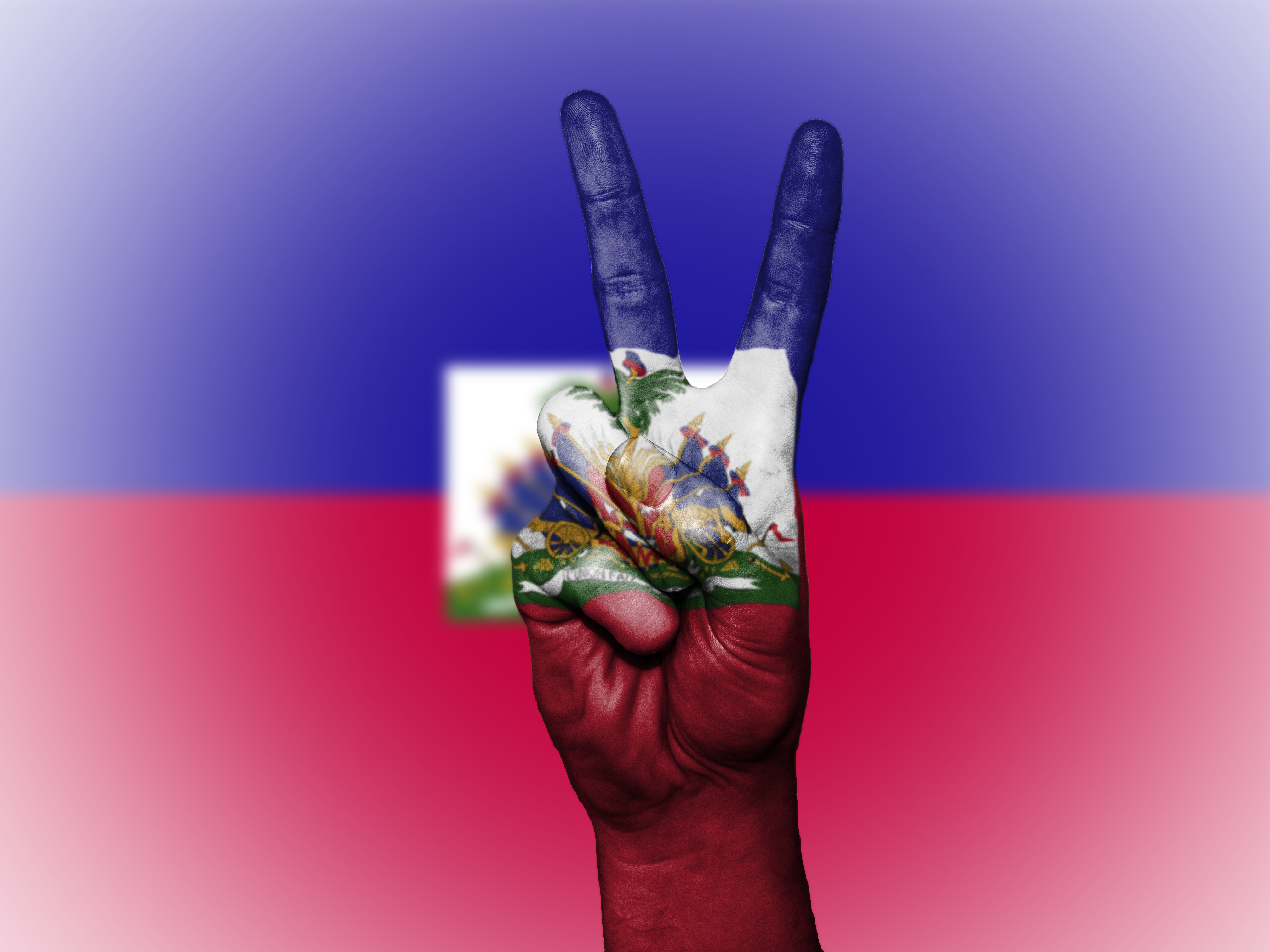 Haiti Peace Hand free image download