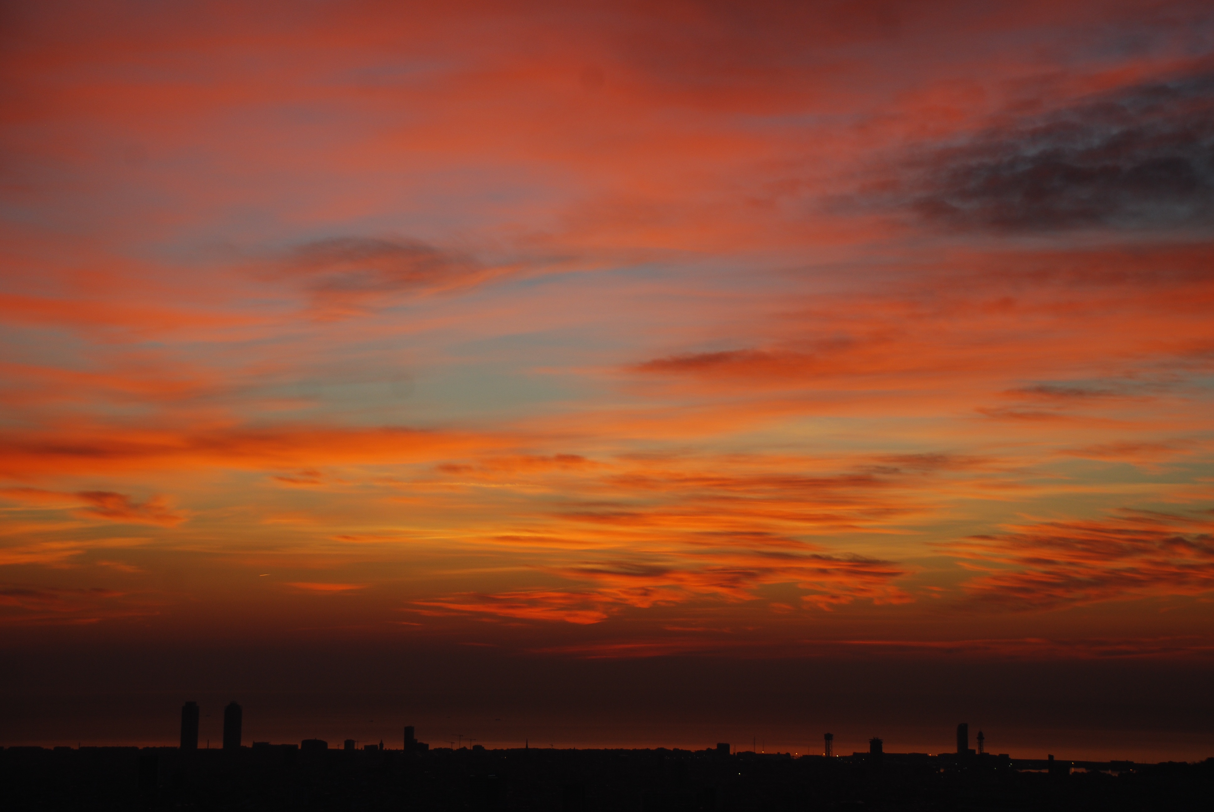 Barcelona Dawn free image download