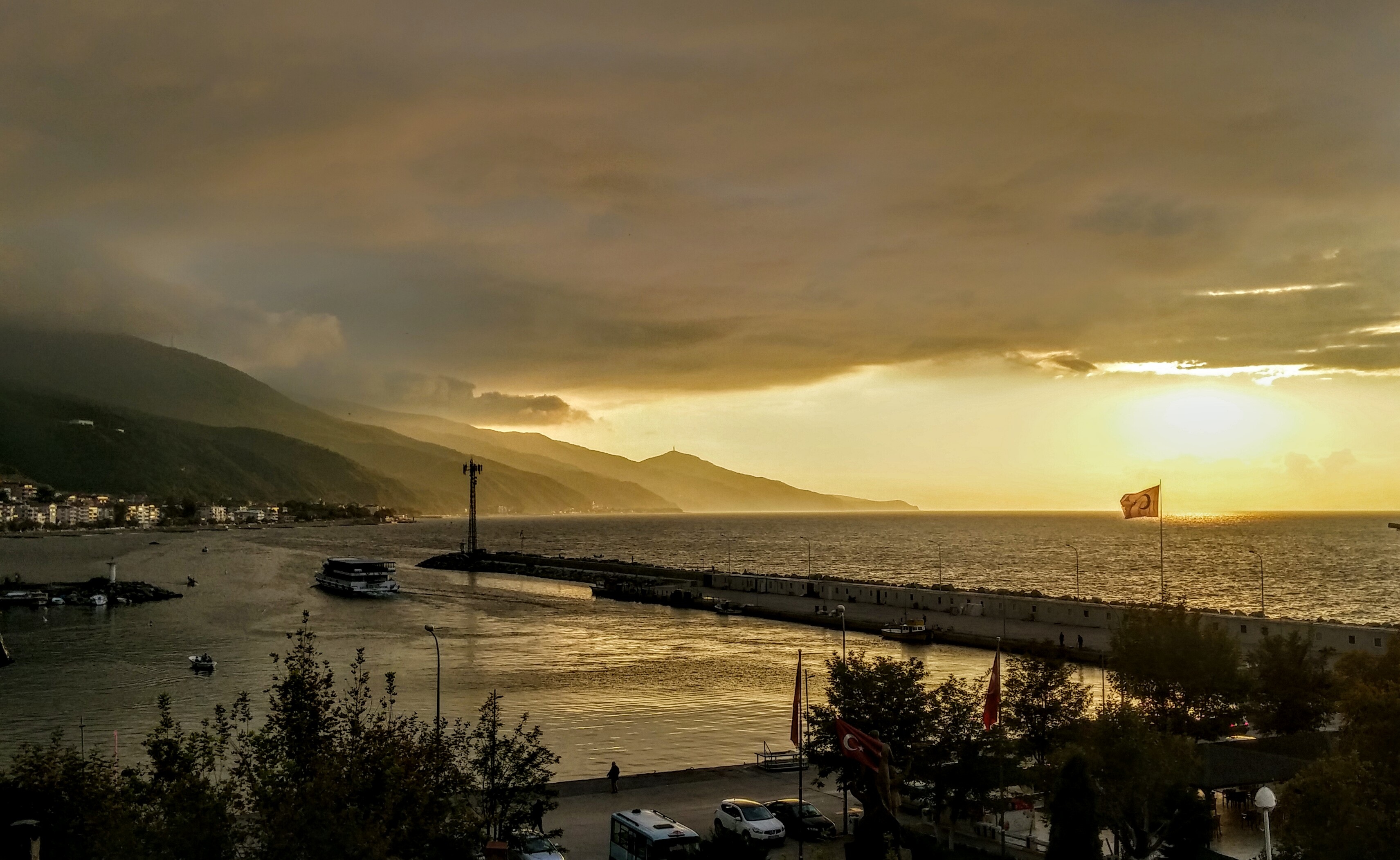 Day Sunset Marine free image download