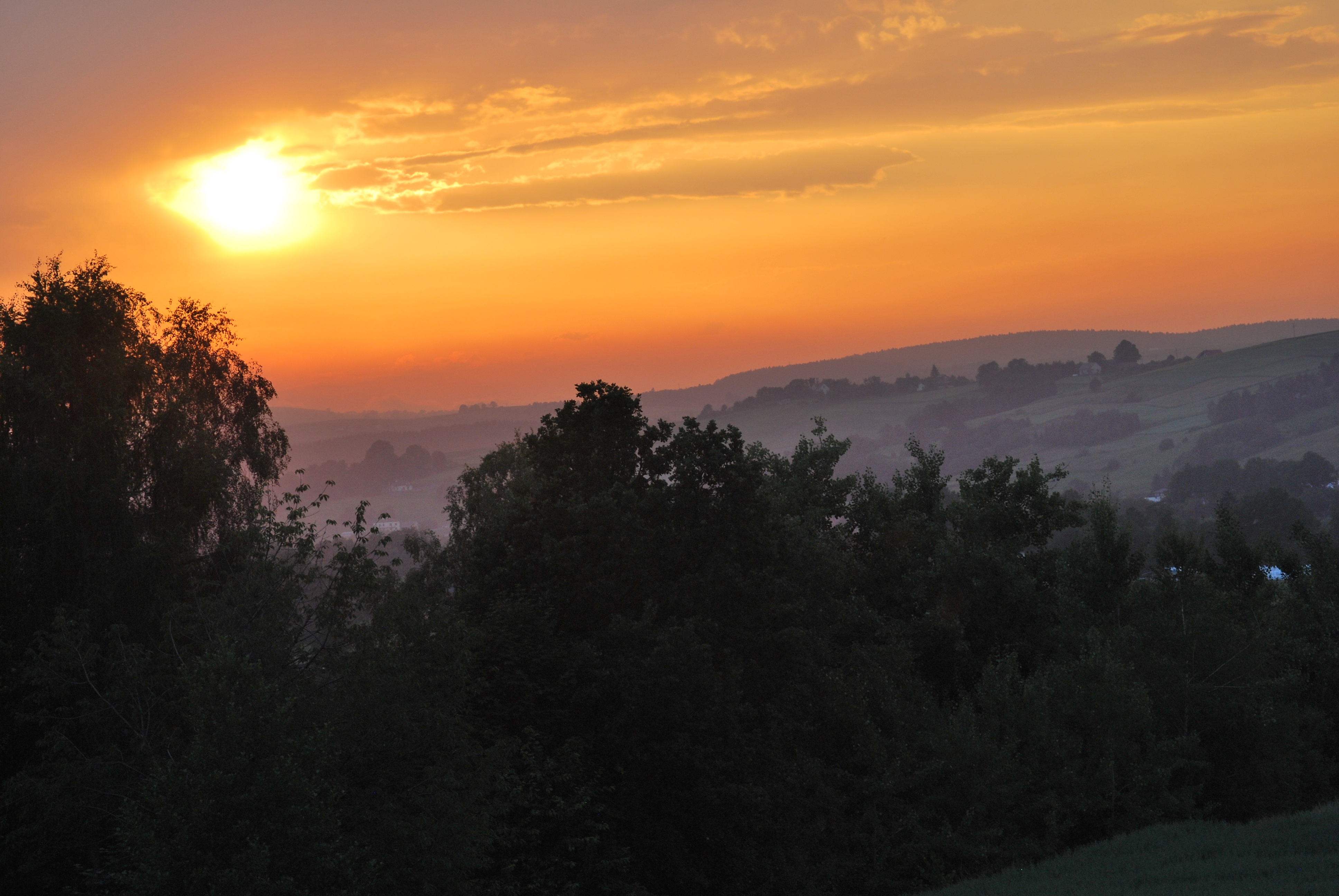 The Sun Evening Sunset free image download