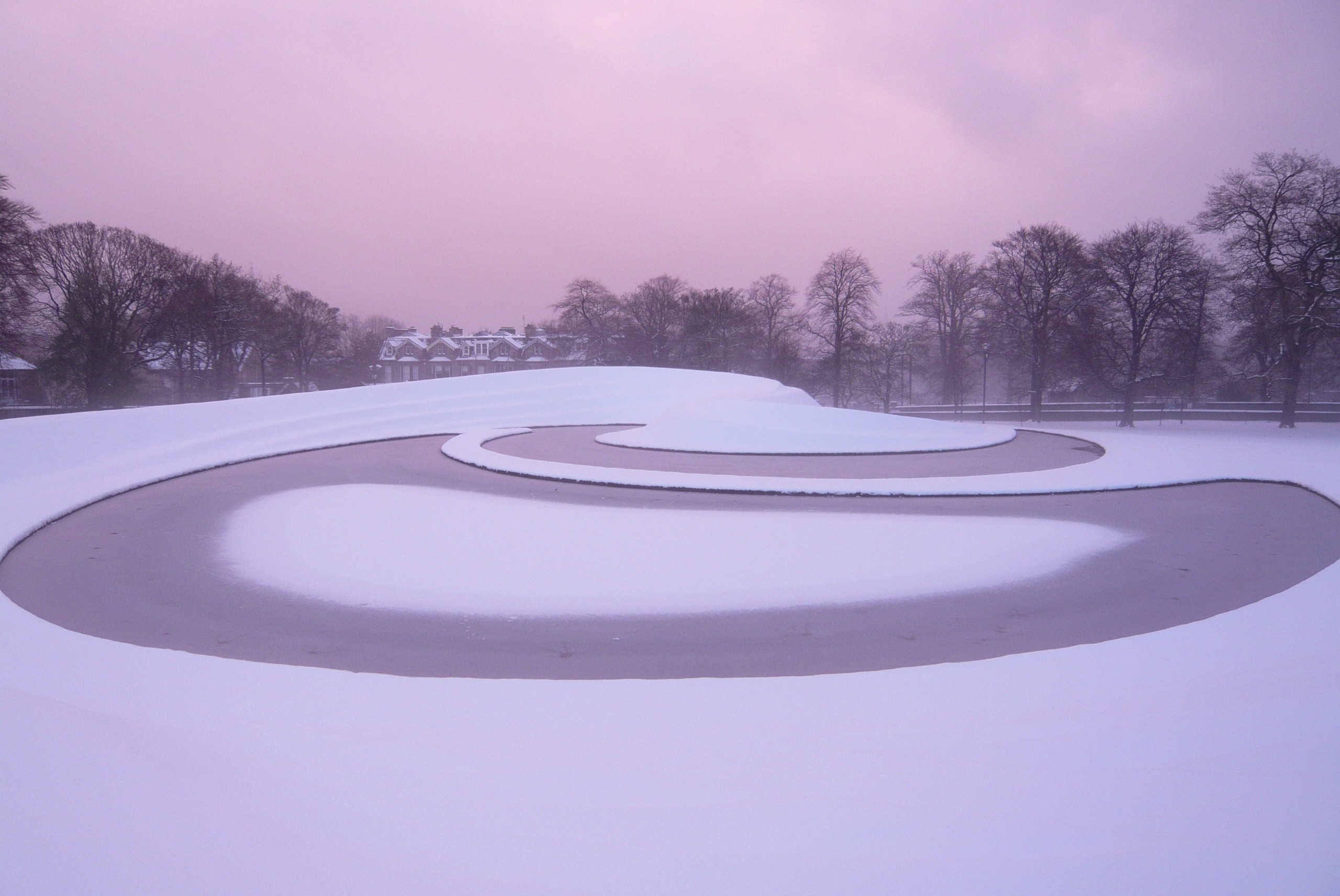 Winter Snow Pink free image download