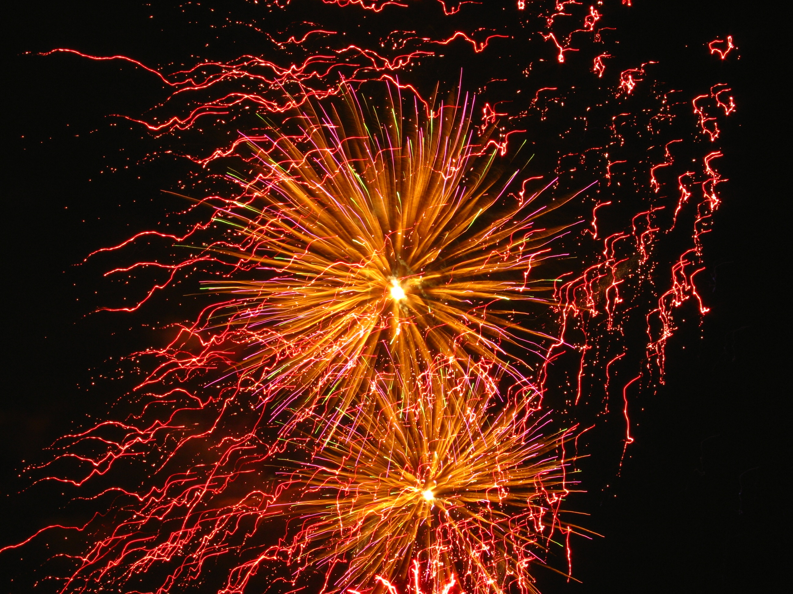 Fireworks Celebration Red free image download