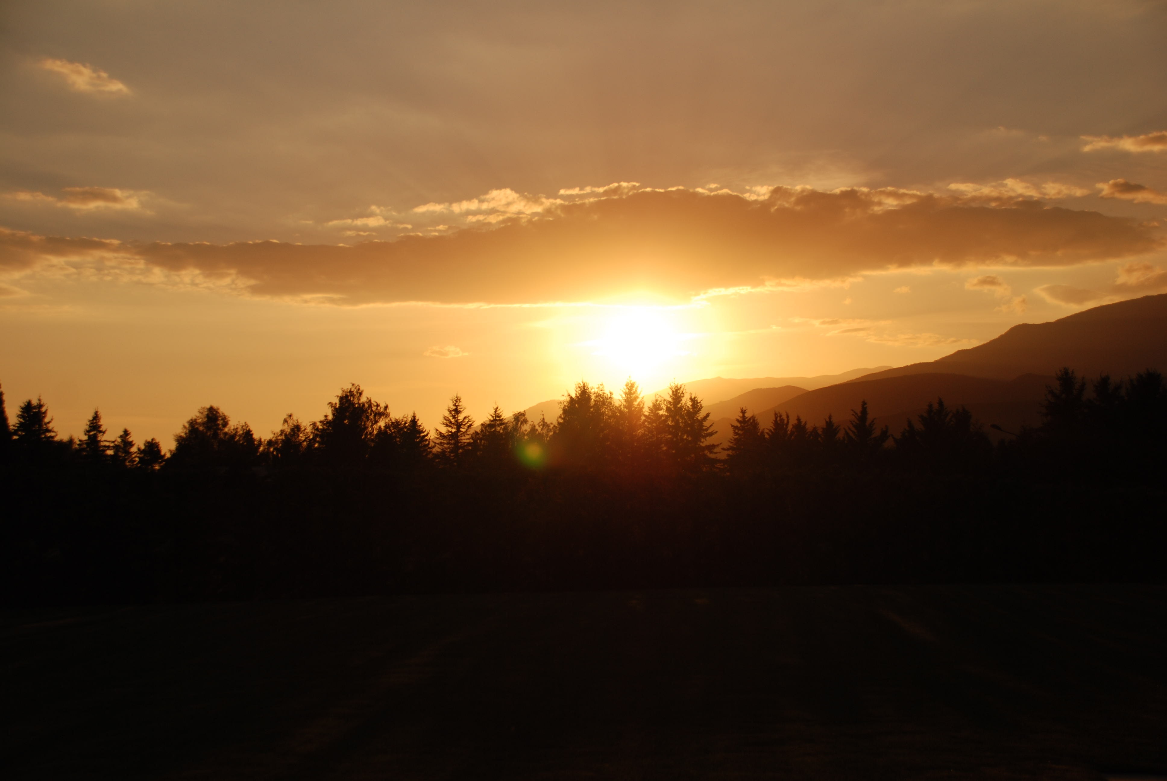 Landscape Sunset Sun free image download