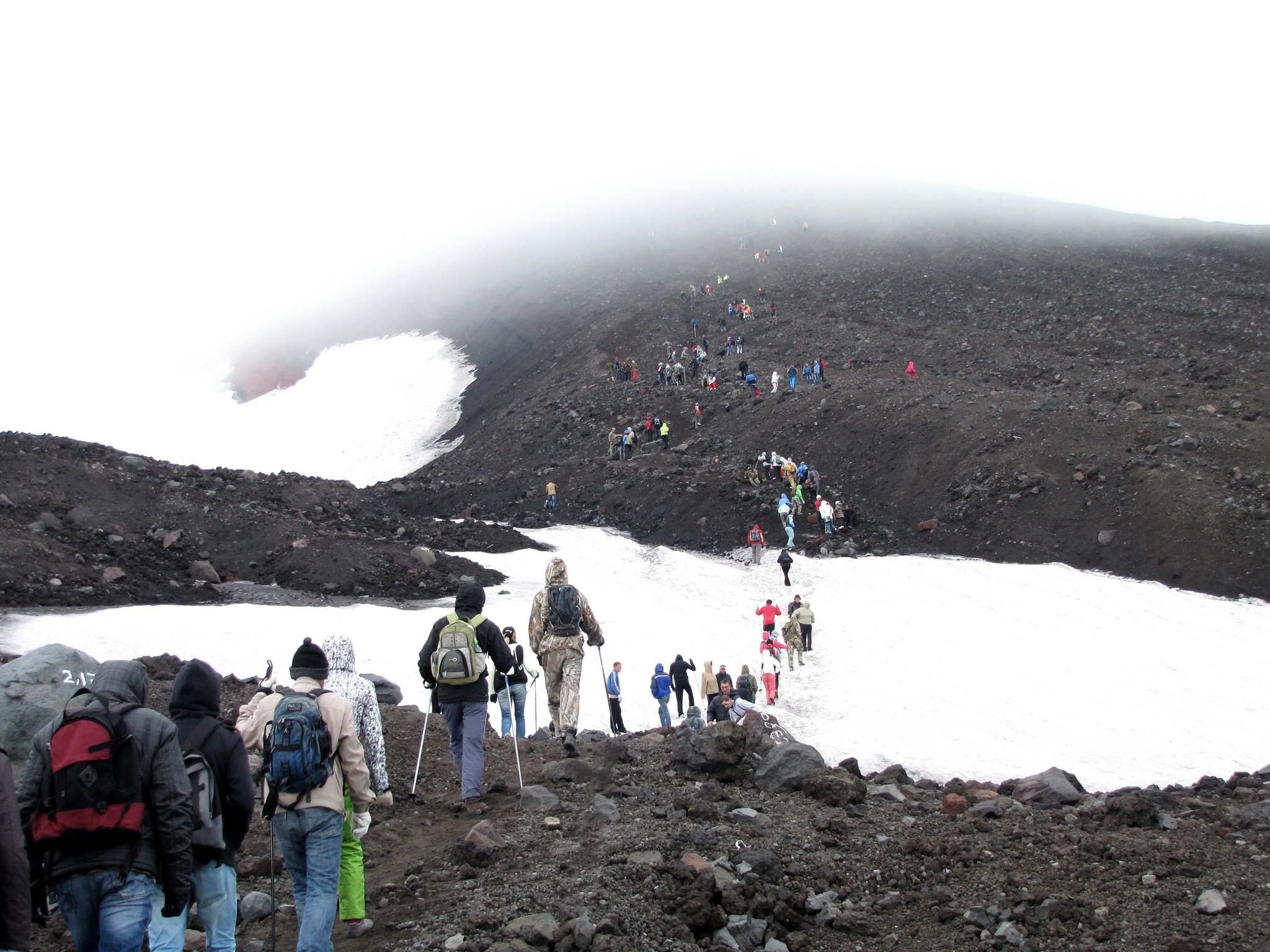 Volcano Climbing A Group Of free image download