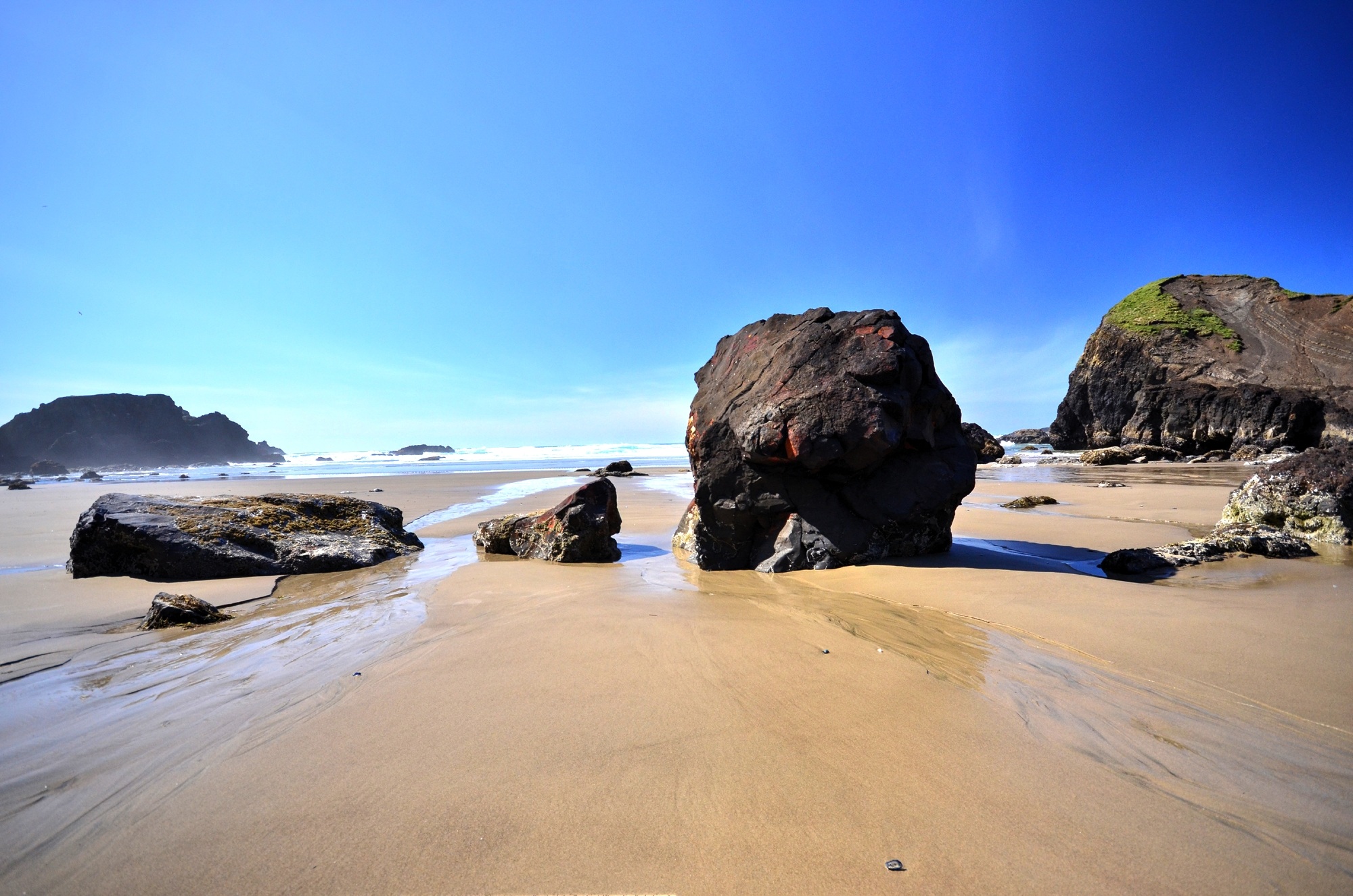 Ocean Beach Rocks free image download