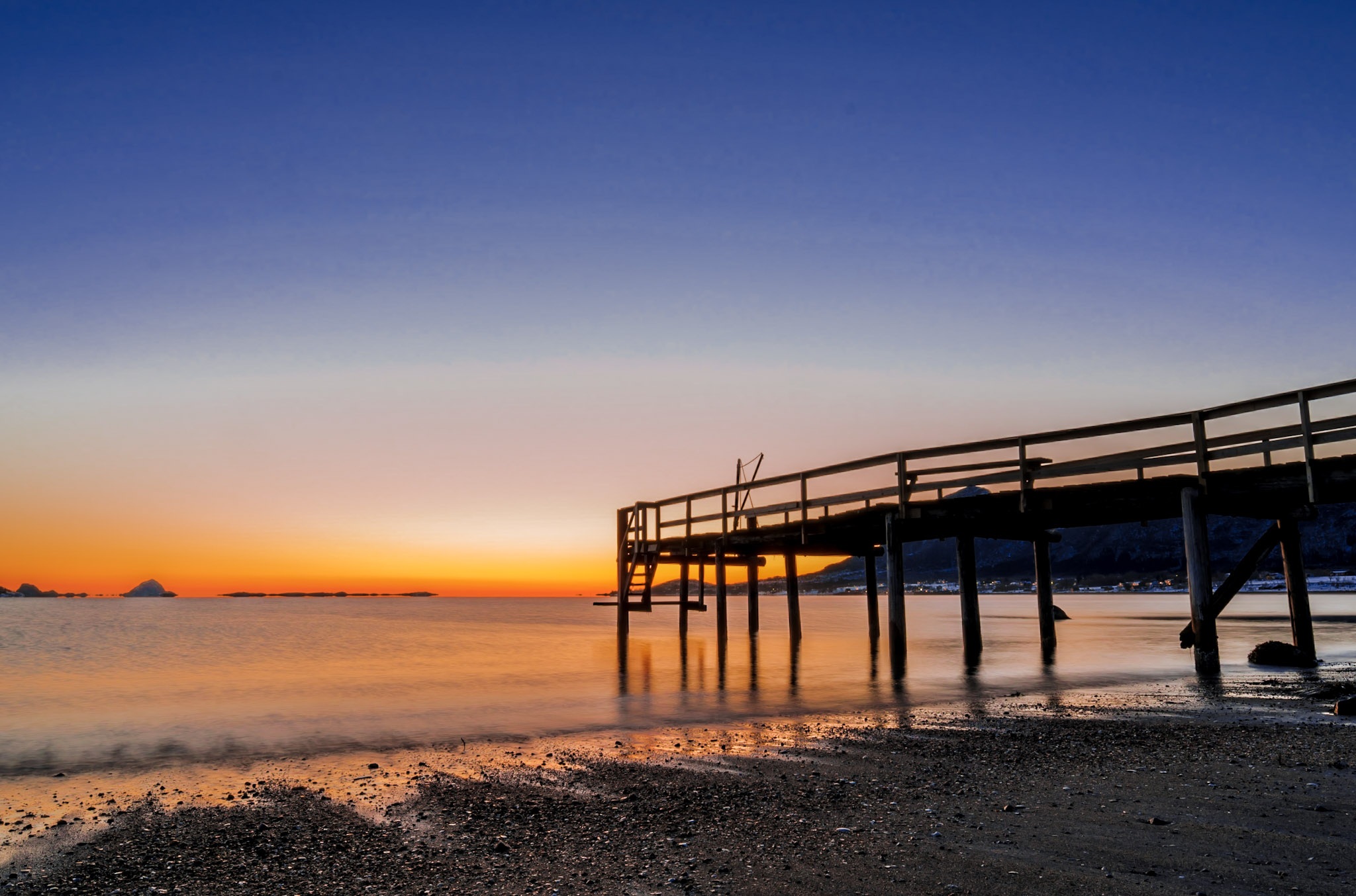 Sunrise Sunset Port free image download