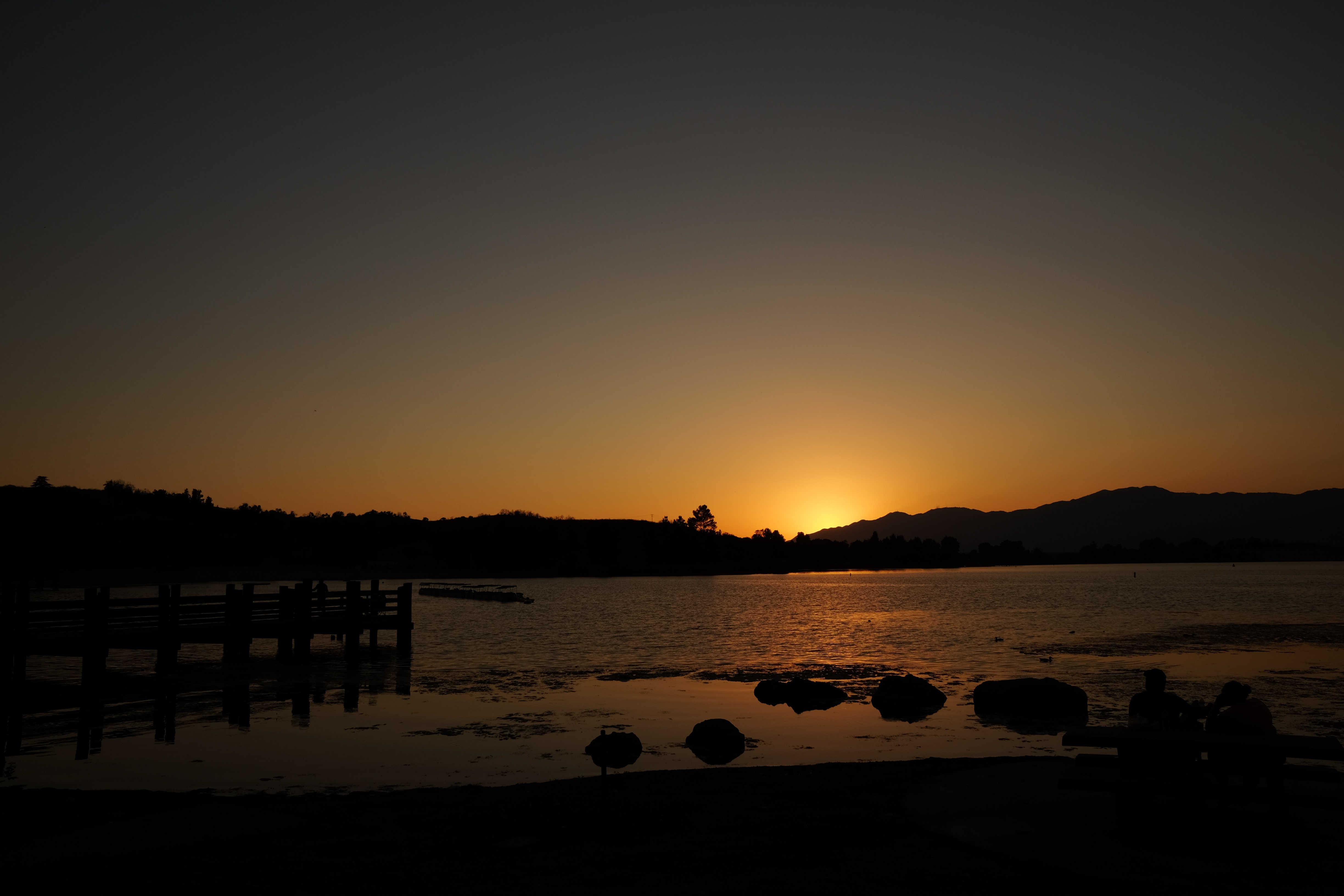 Sunset Lake Nature free image download