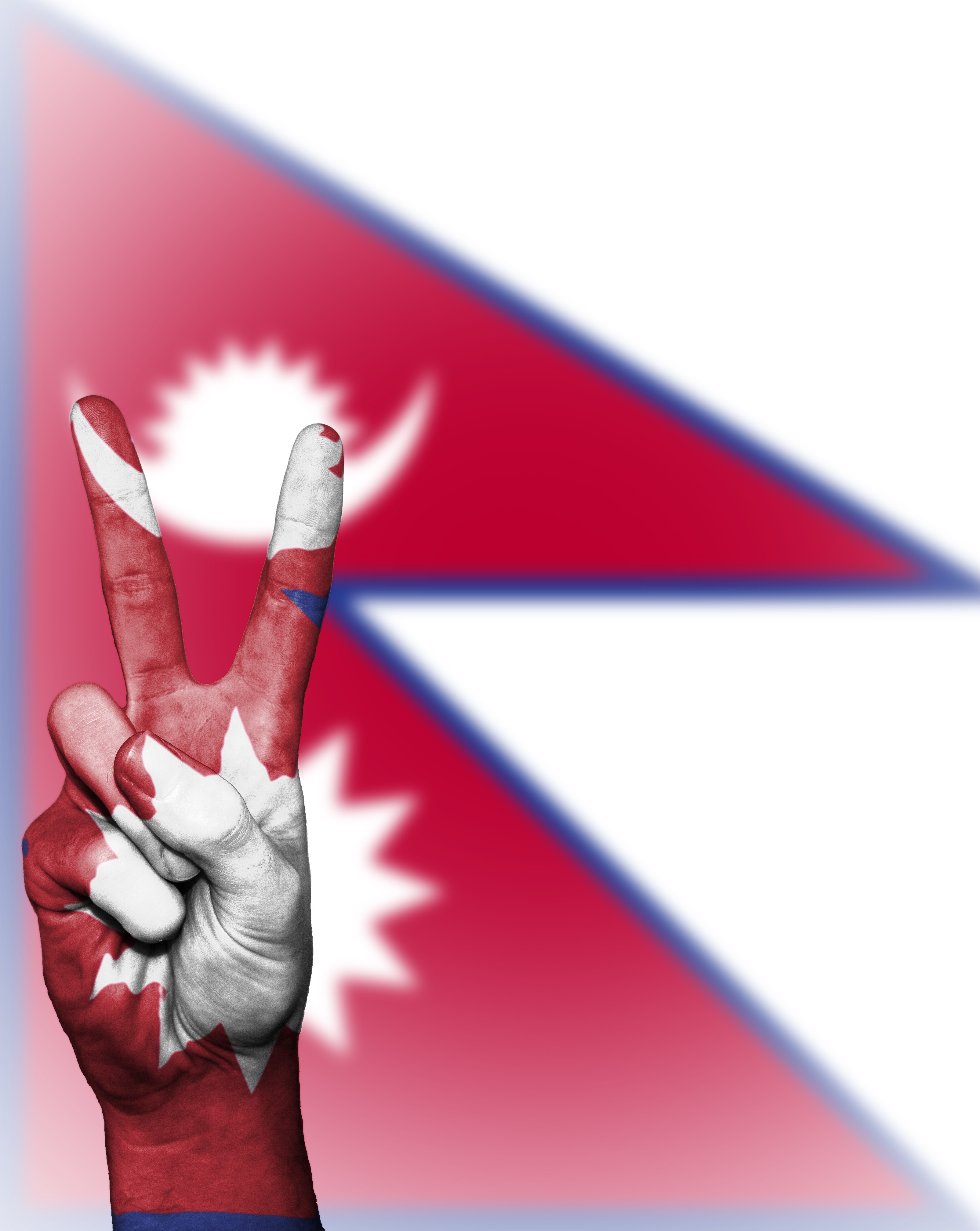 Nepal Peace Hand free image download