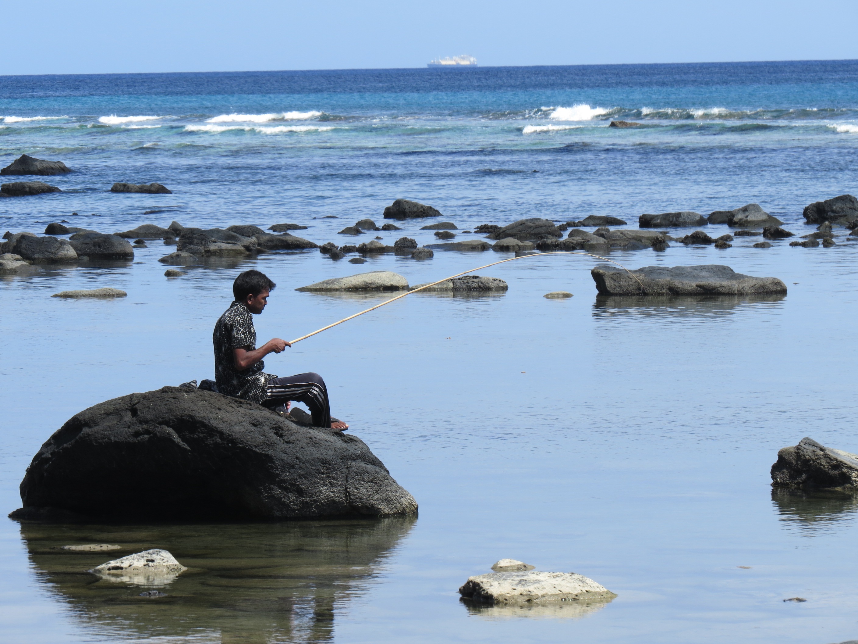 Peace Fishing Fisherman free image download