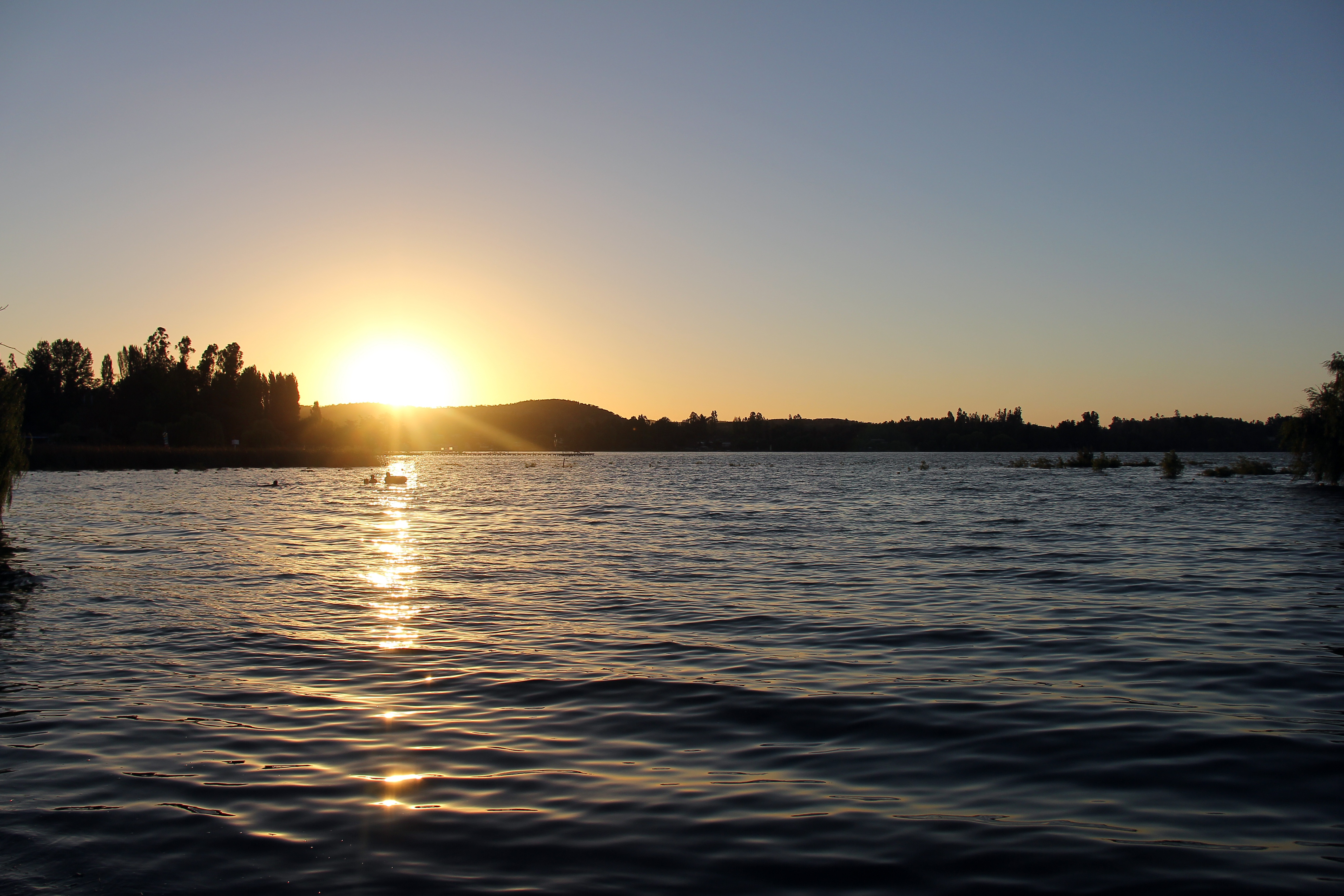 Sunset Lake Nature free image download