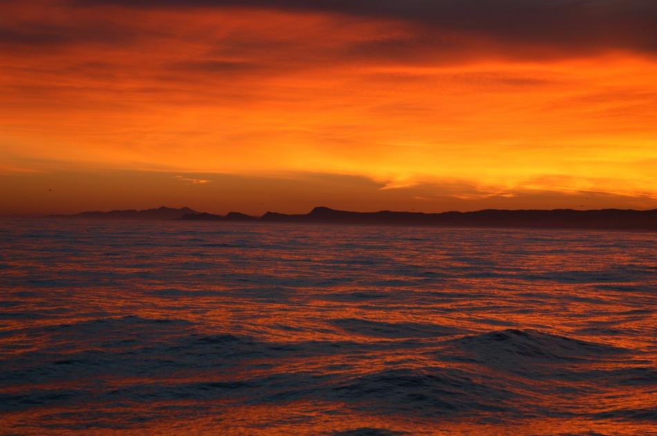 Sunset Seascape Twilight free image download