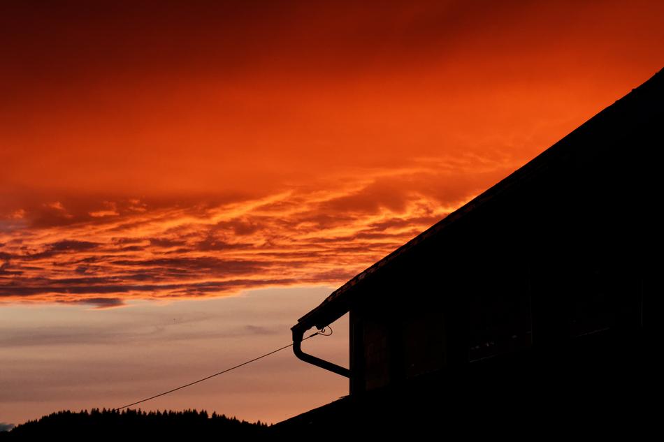 Sunset Shadow Abendstimmung free image download
