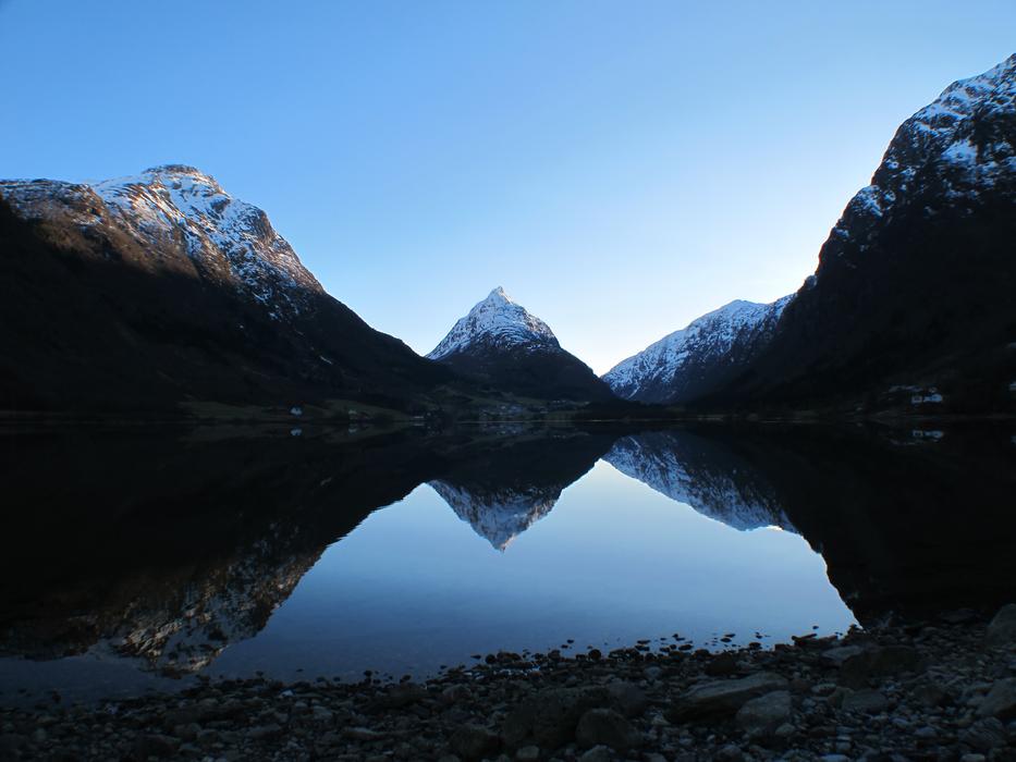Reflection Mountains Landscape free image download