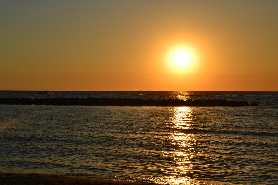 Sea at Dusk view free image download