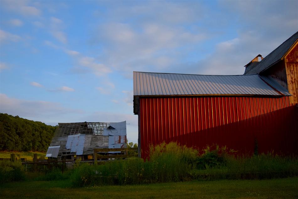 Barn Farm Sunset free image download