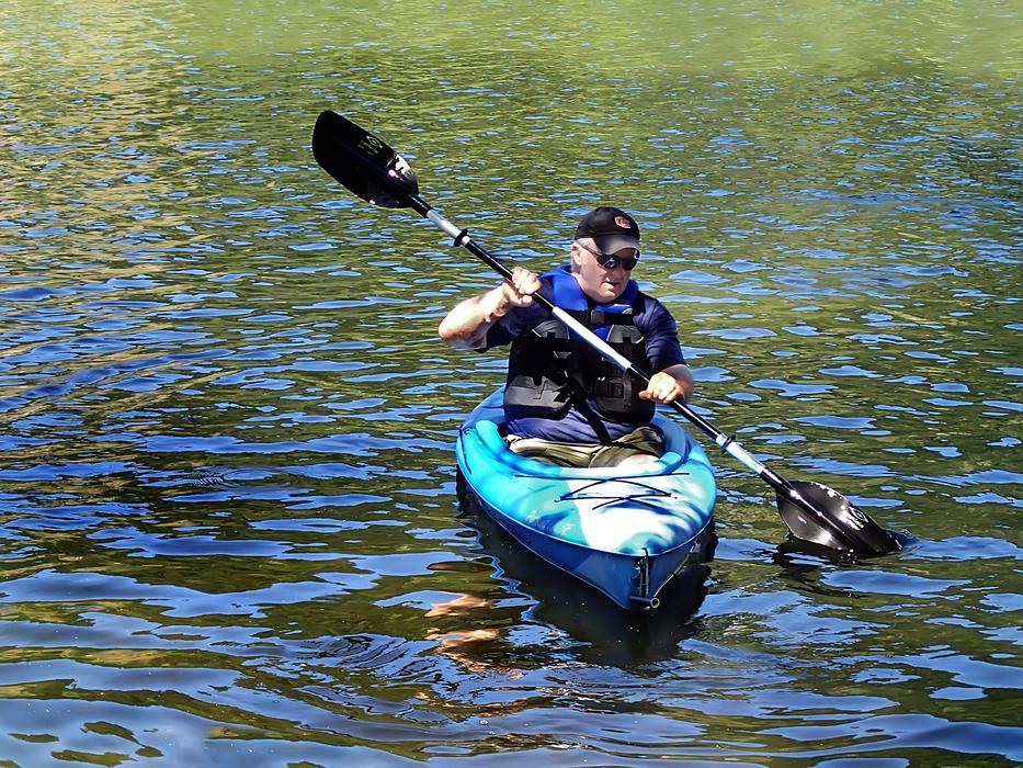 Kayak Paddling Water free image download