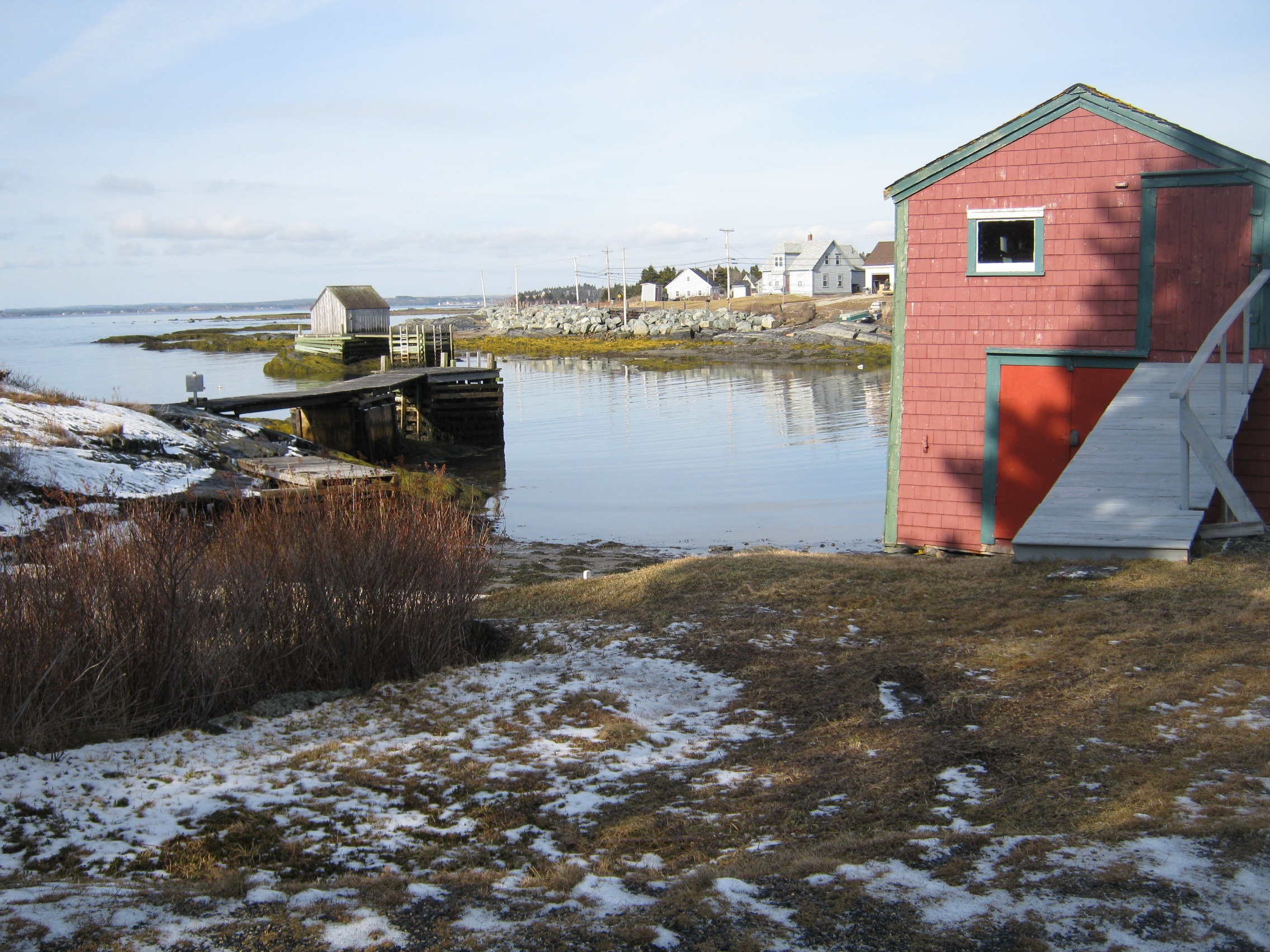 Sea Village Landscape free image download