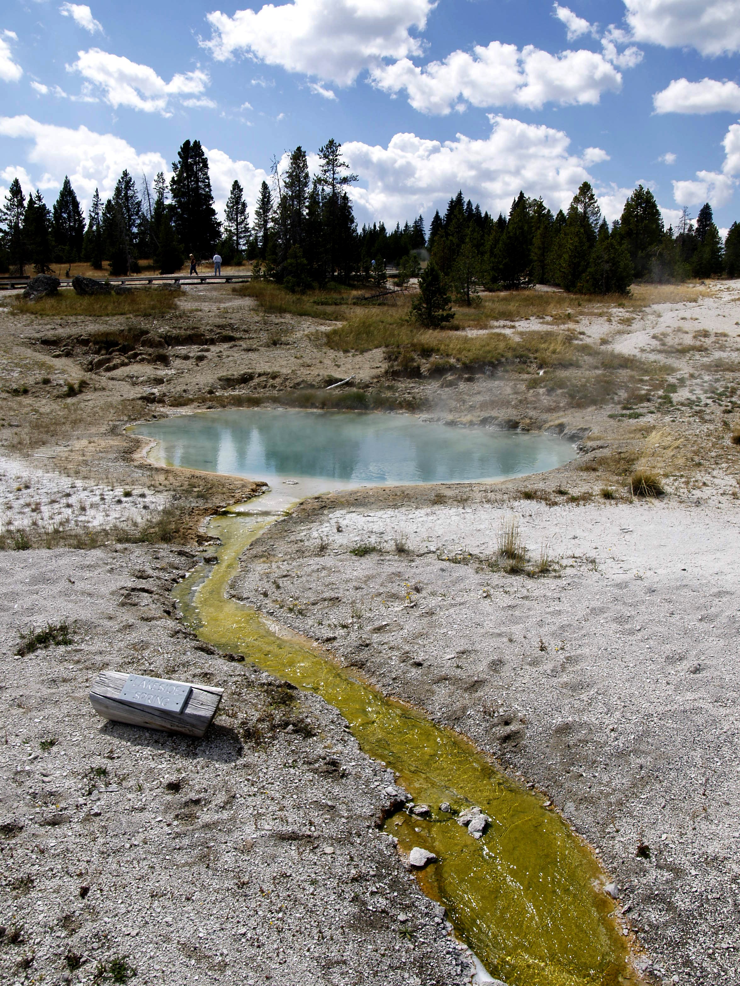 Geothermal Pond Yellowstone free image download