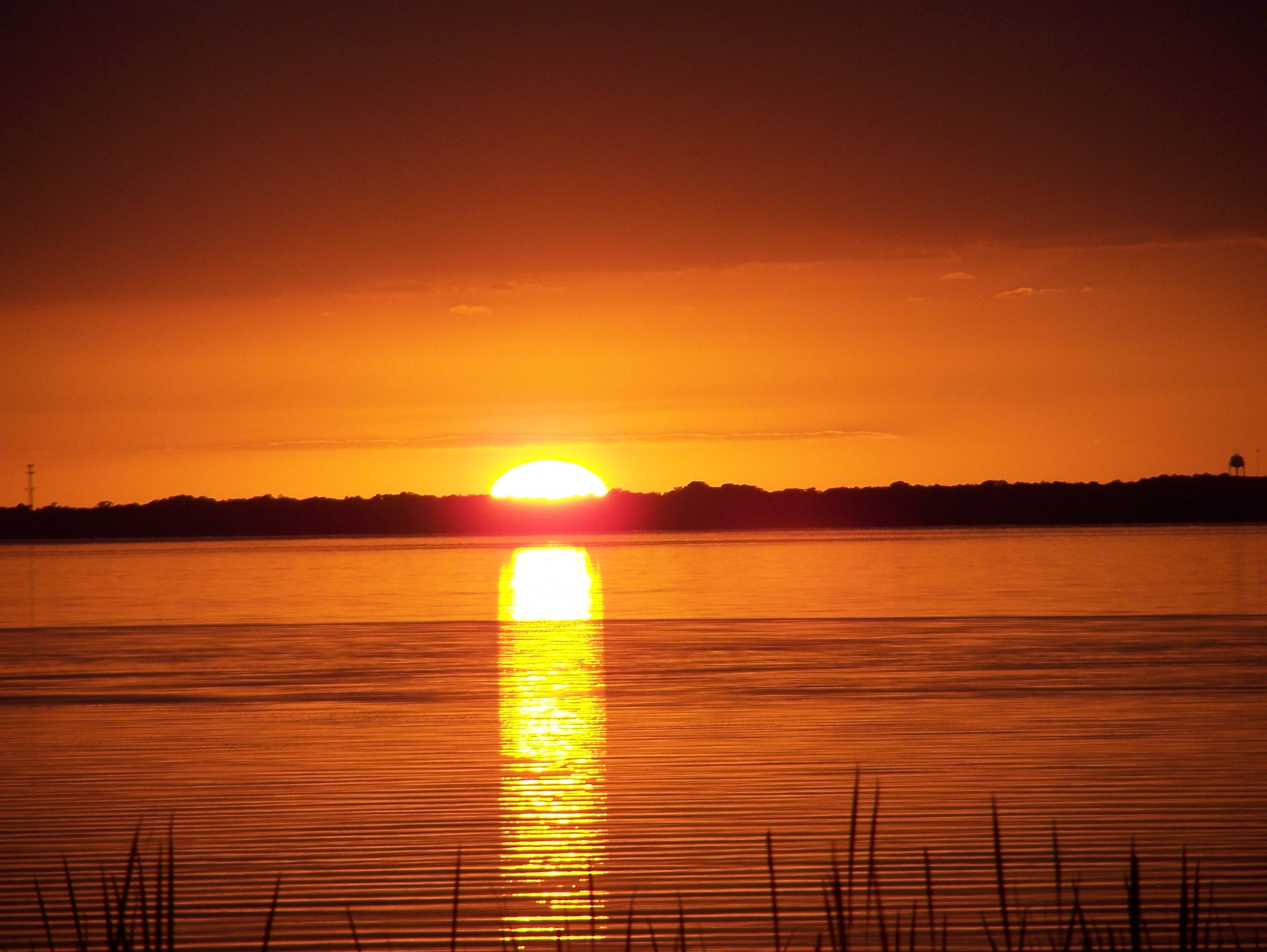 Sunset Water Lake free image download
