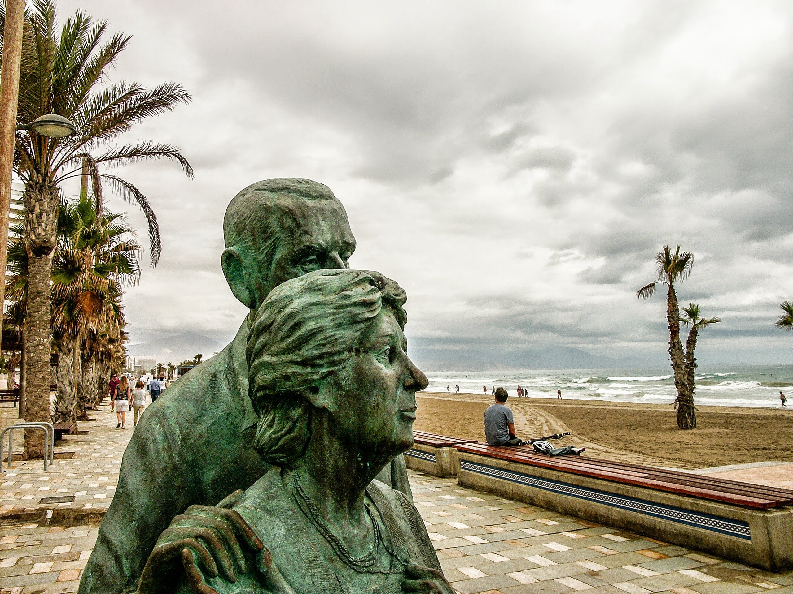 Statues Alicante Mediterranean Sea free image download