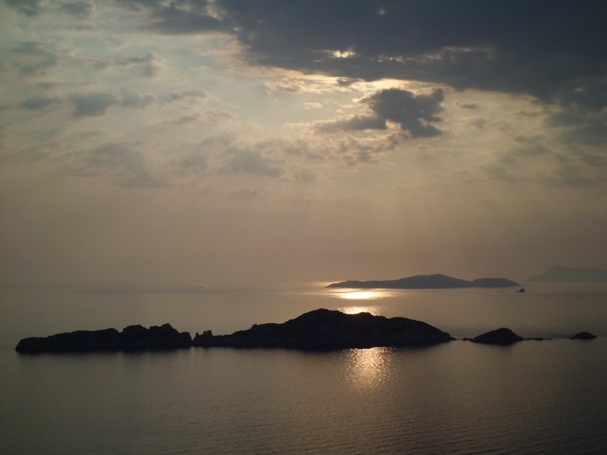 Island Sunbeam Sea free image download