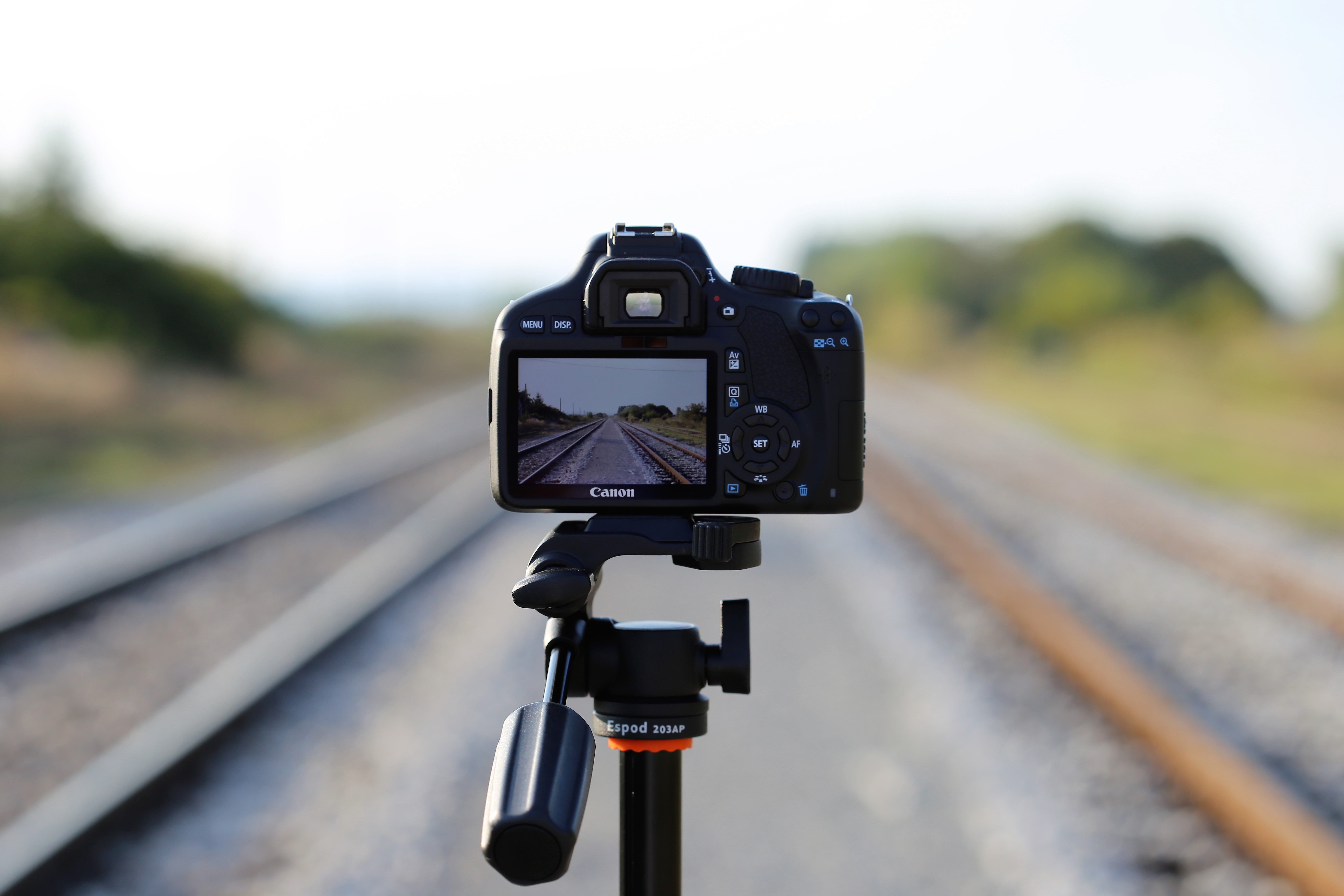 Camera On Railway Photo Rail free image download
