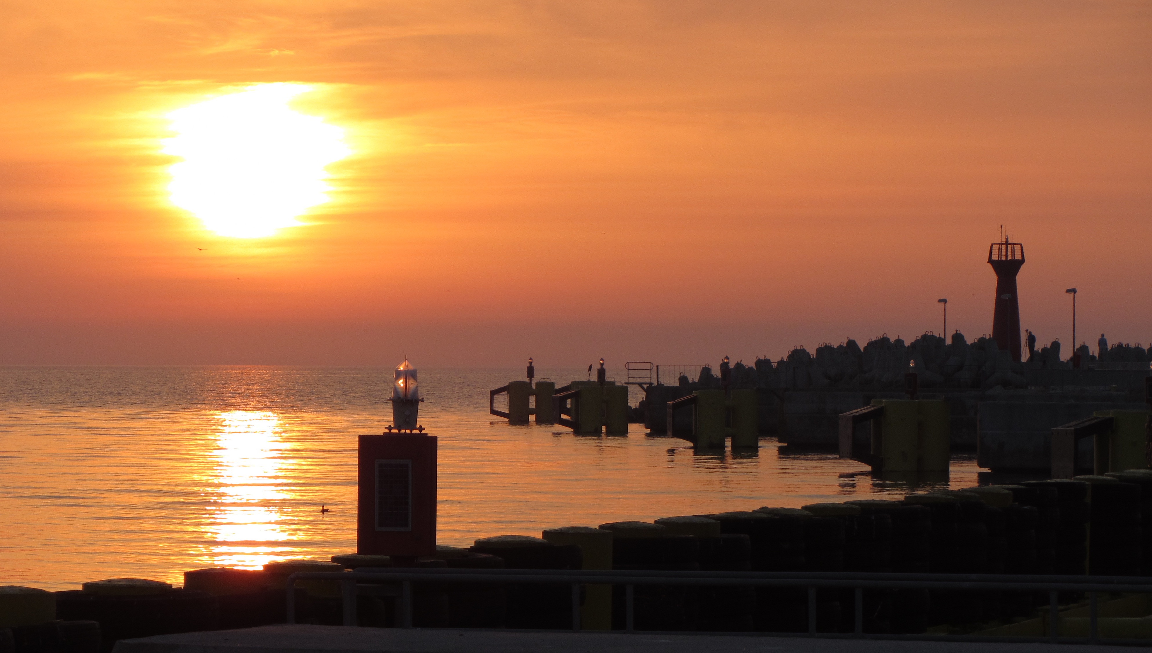 West Sea Sunset view free image download