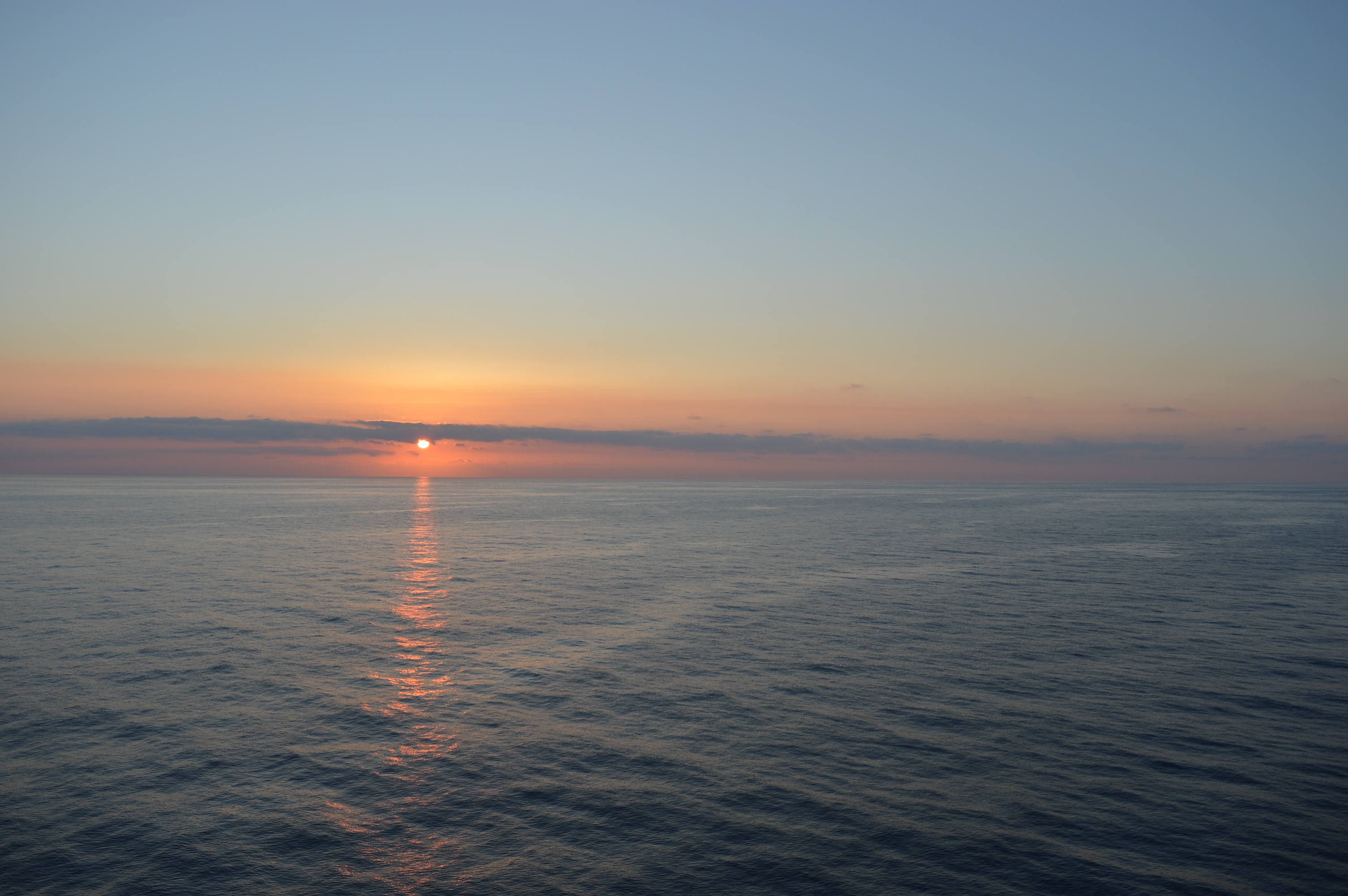 Sunset Over The Sea free image download