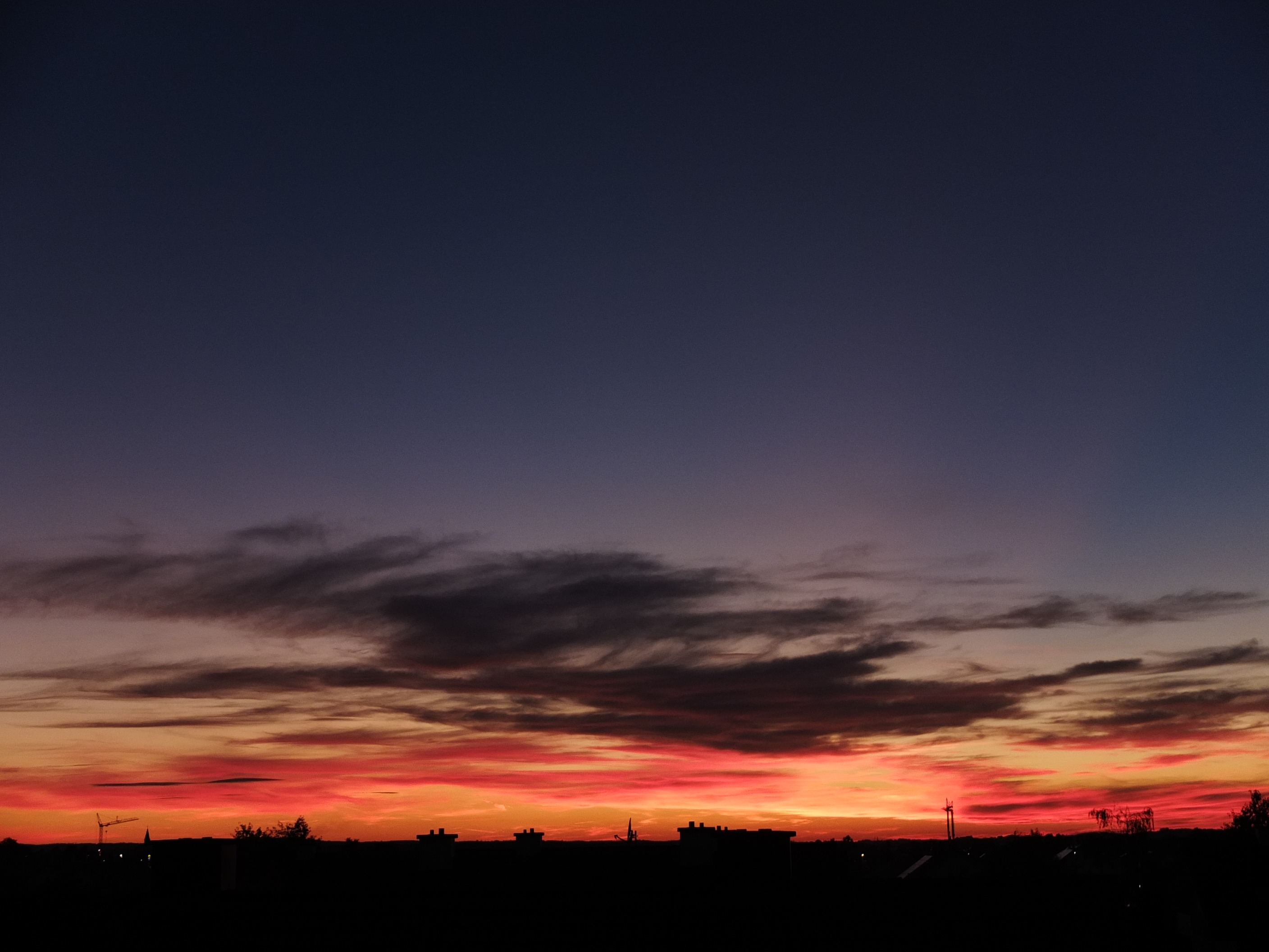 Sunset Evening Sky Afterglow free image download