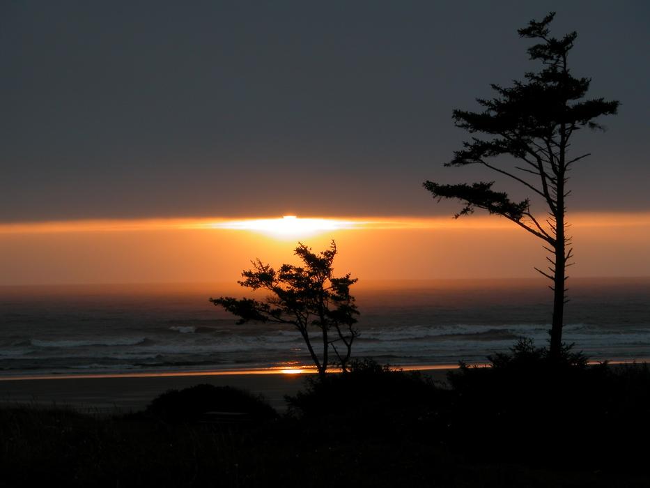 Sunset Pacific Ocean Oregon free image download