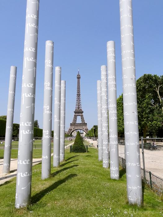 Paris France Wall For Peace free image download