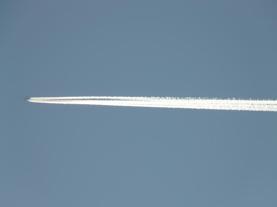 Aircraft Contrail Flying free image download